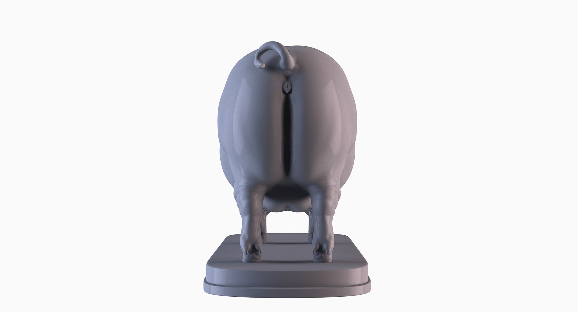 3D Model Middle White Pig - TurboSquid 1770926