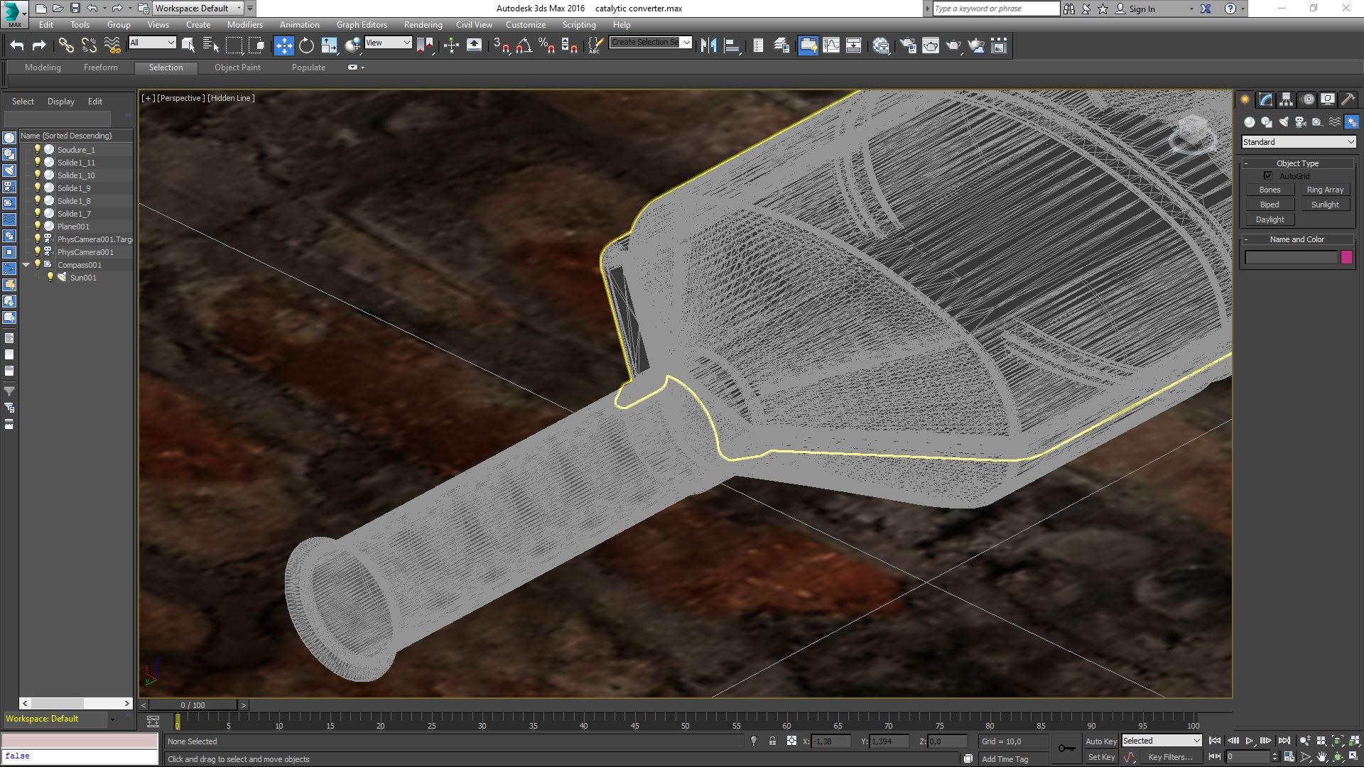 Catalytic Converter 3D Model - TurboSquid 2352358