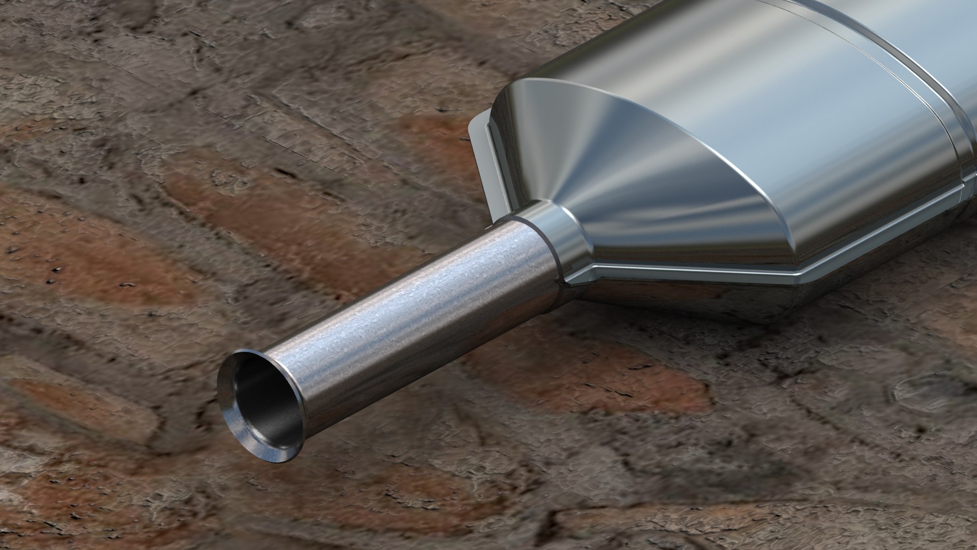 Catalytic Converter 3D Model - TurboSquid 2352358