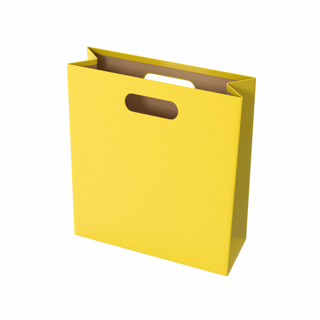 Yellow Paper Bag model - TurboSquid 2042191
