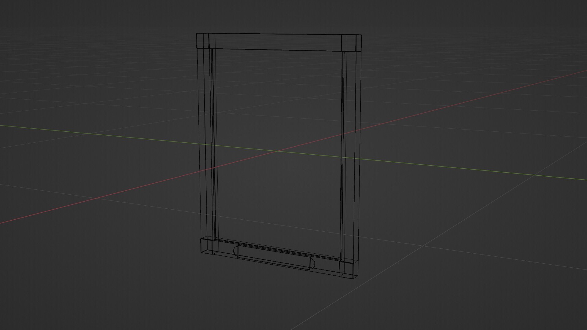 Orignial Wood Frame For The Scream By Edvard Munch 3D Model ...