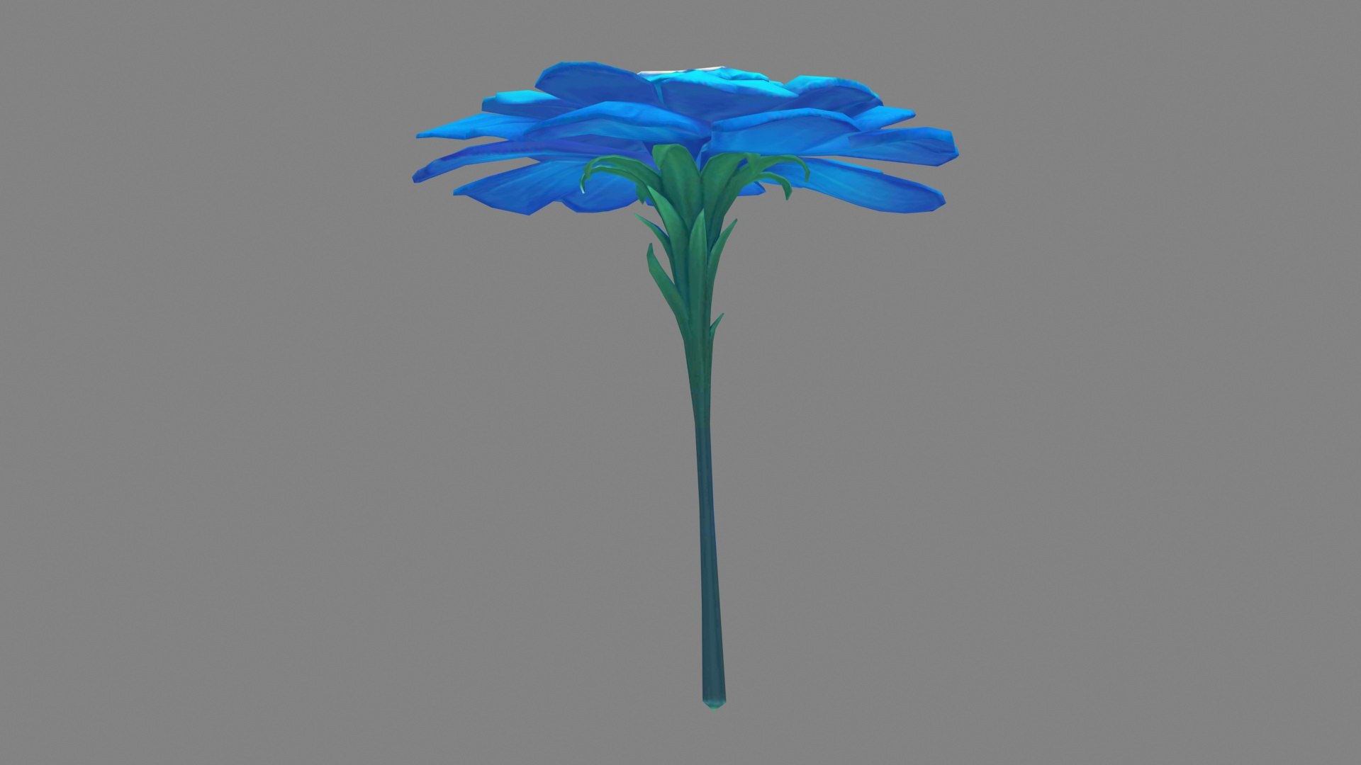 A Blue Flower 3D - TurboSquid 2259046