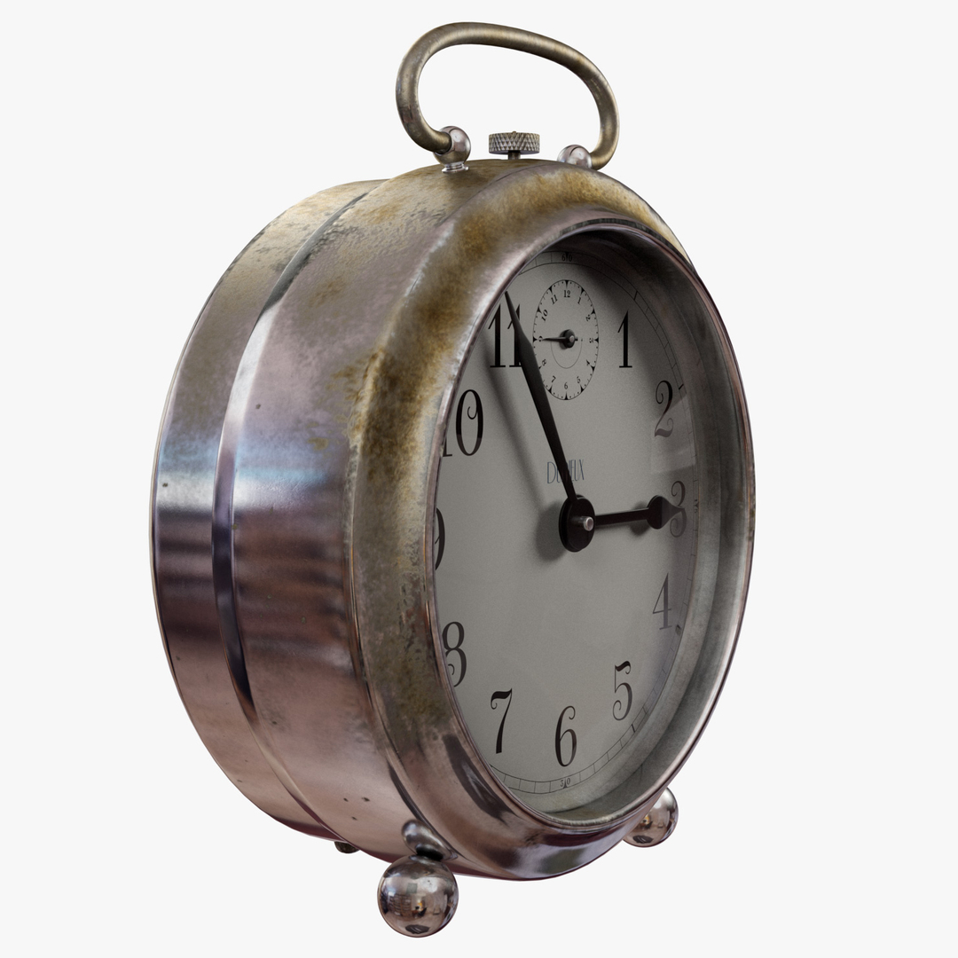 Alarm clock 3D model - TurboSquid 1175195