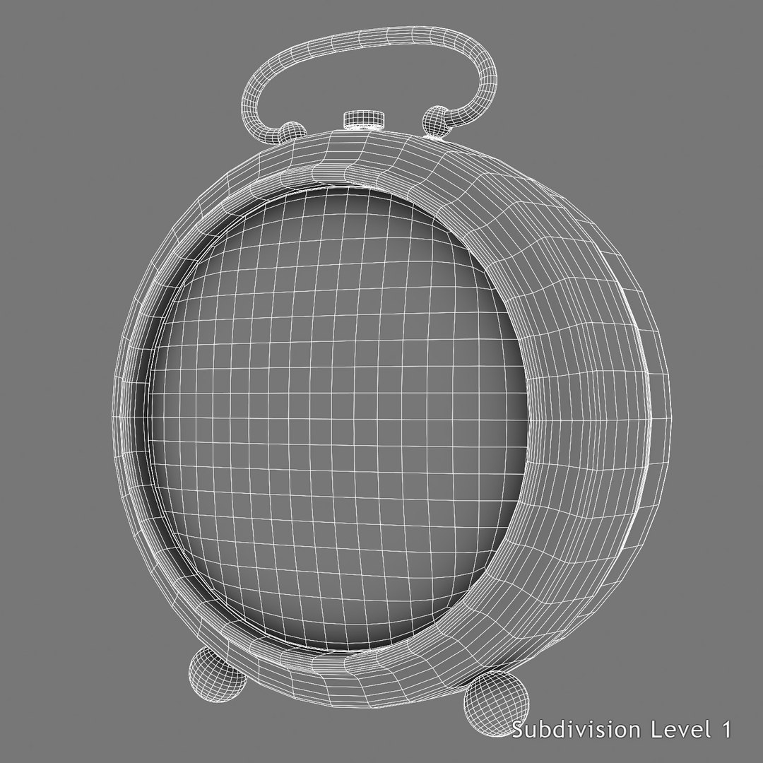 Alarm clock 3D model - TurboSquid 1175195