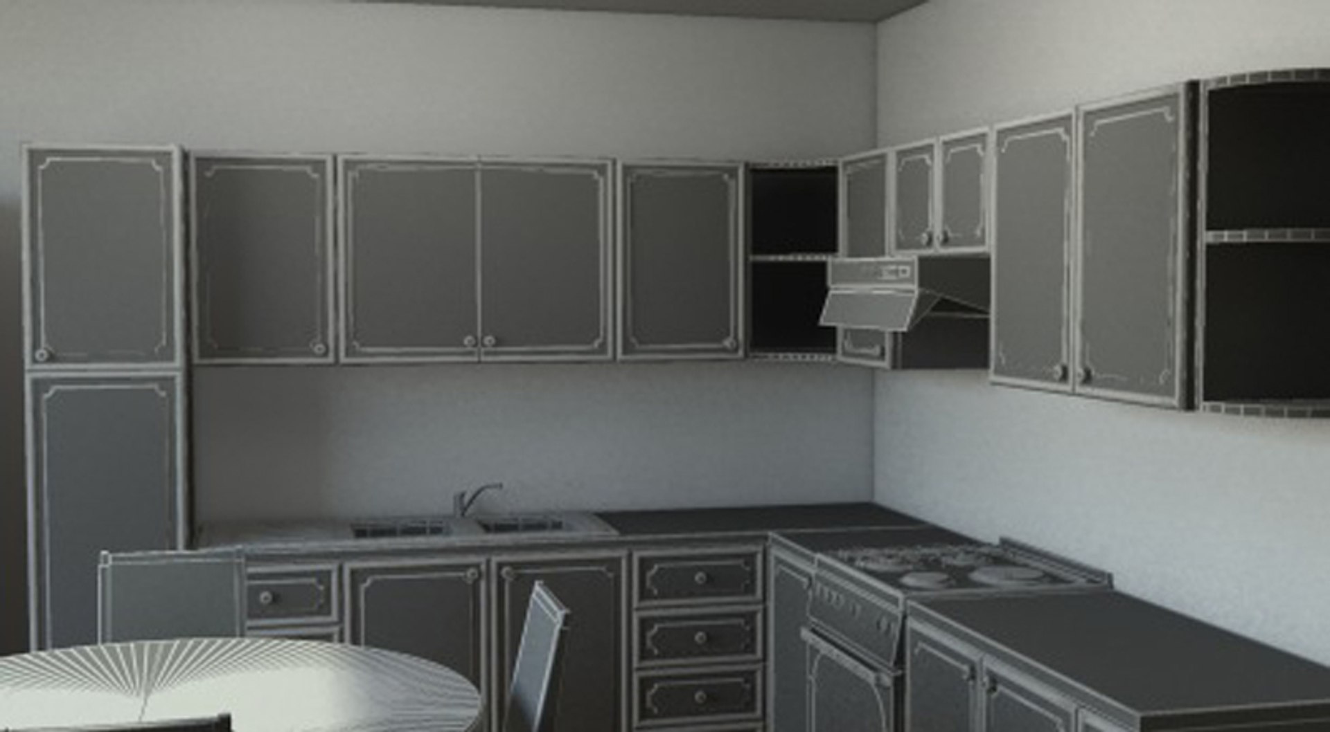 Kitchen 3d Model