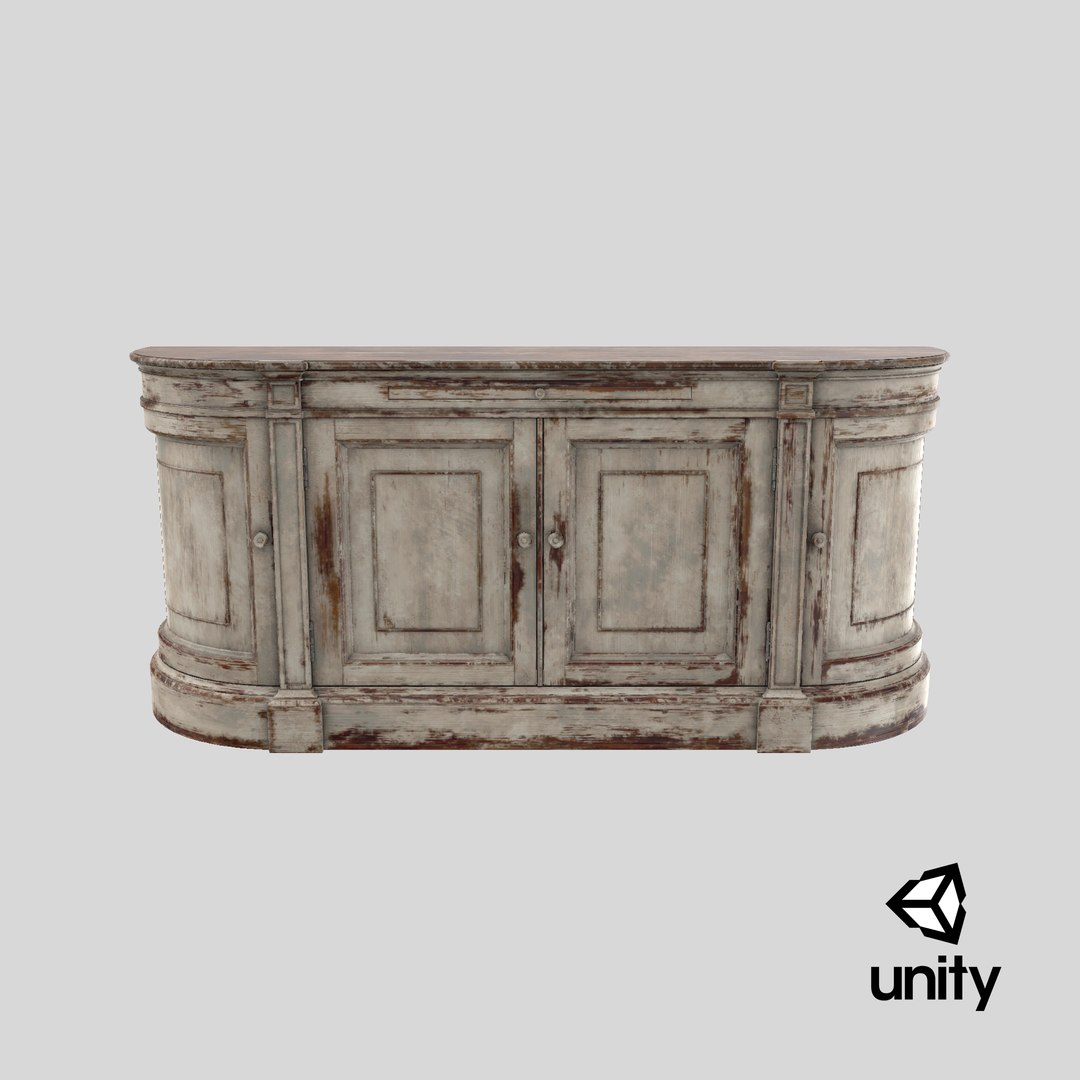 Traditional sideboard 3D model - TurboSquid 1251477