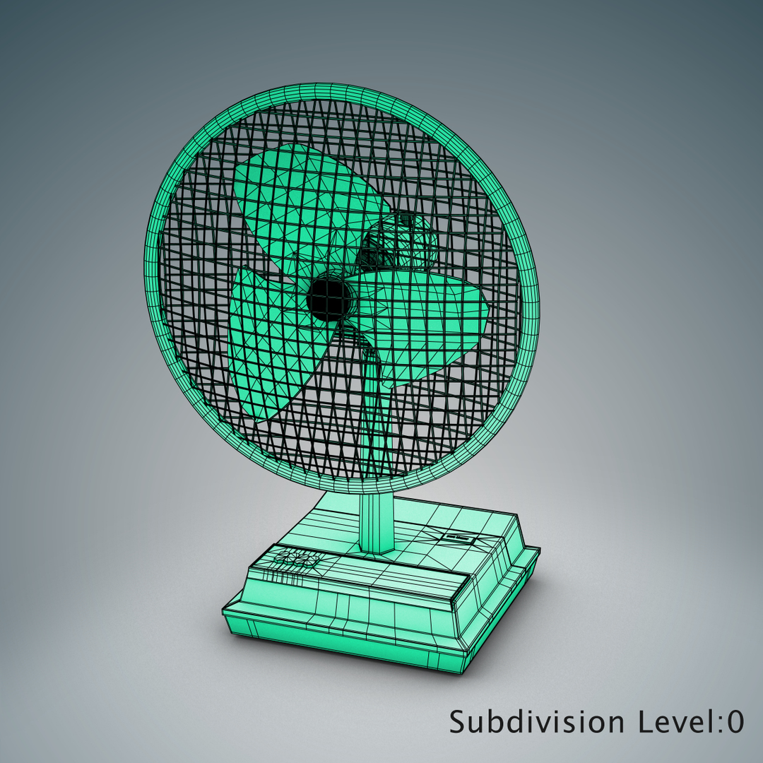 3d Simple Fan Model