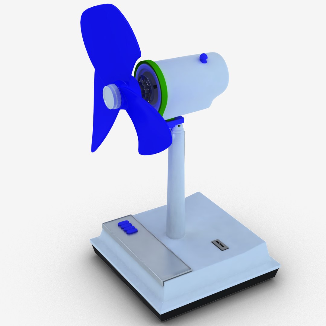 3d Simple Fan Model