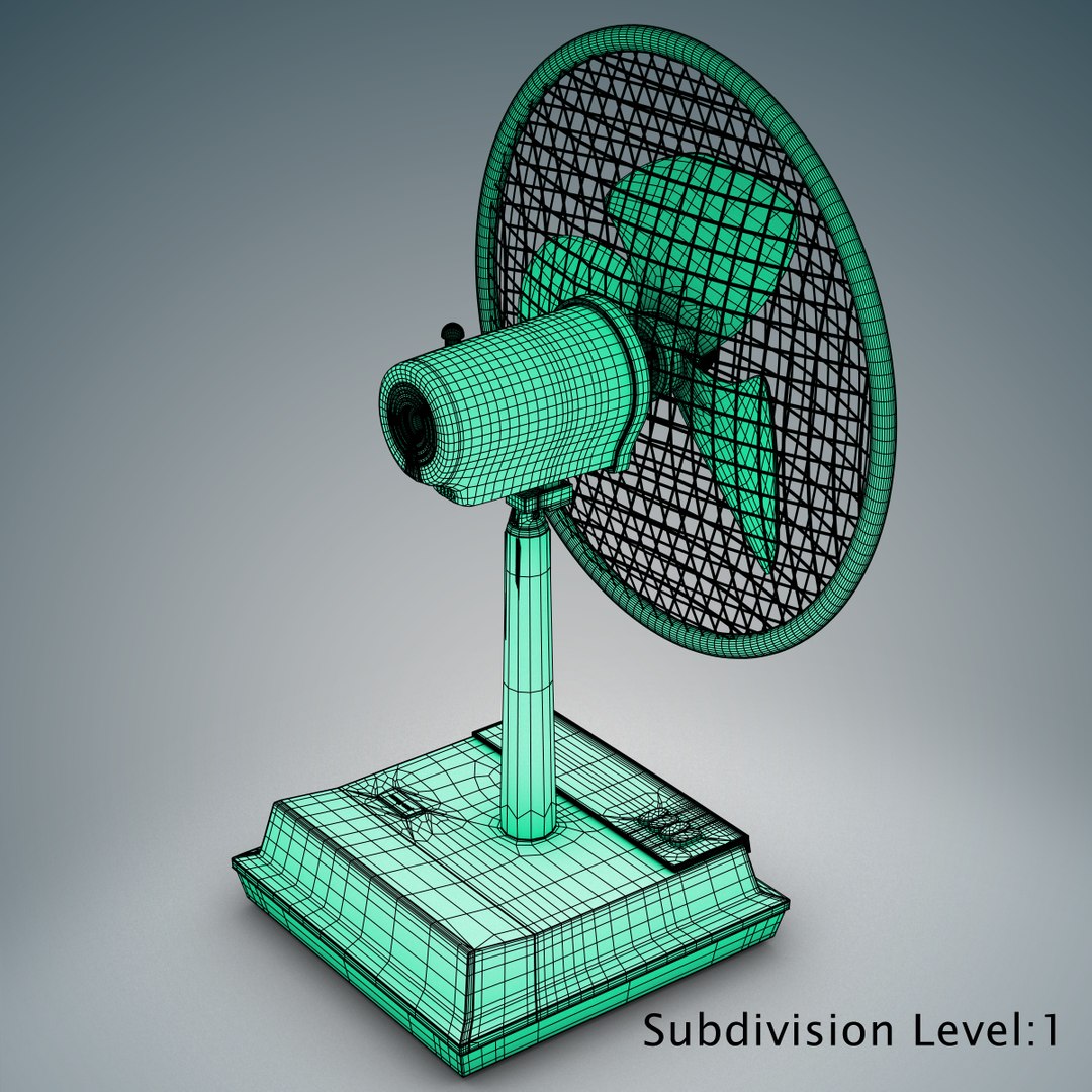 3d Simple Fan Model