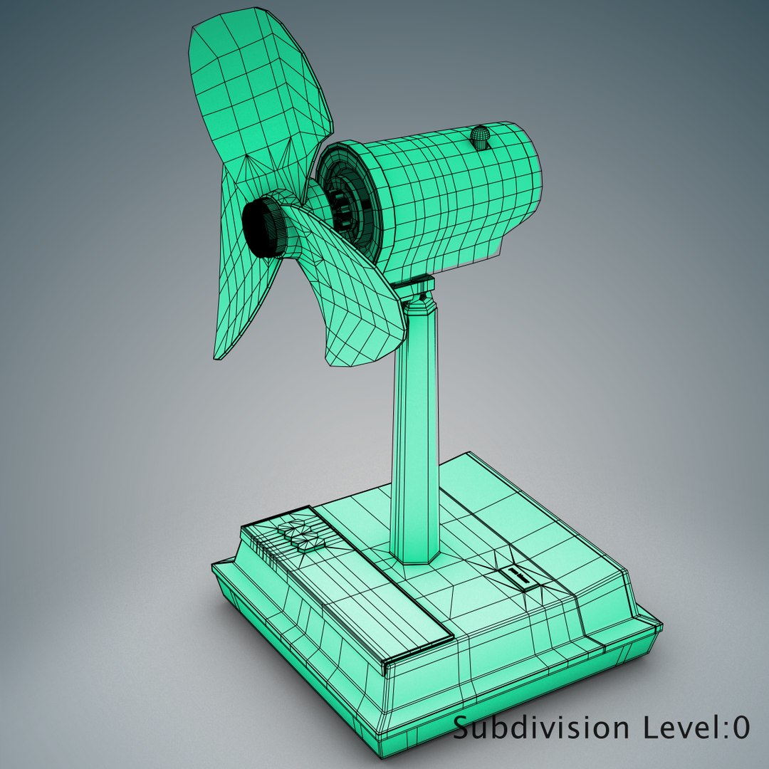 3d Simple Fan Model