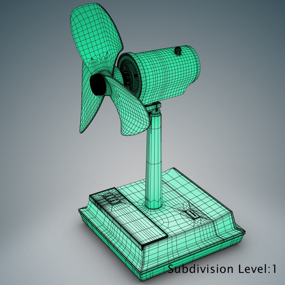 3d Simple Fan Model