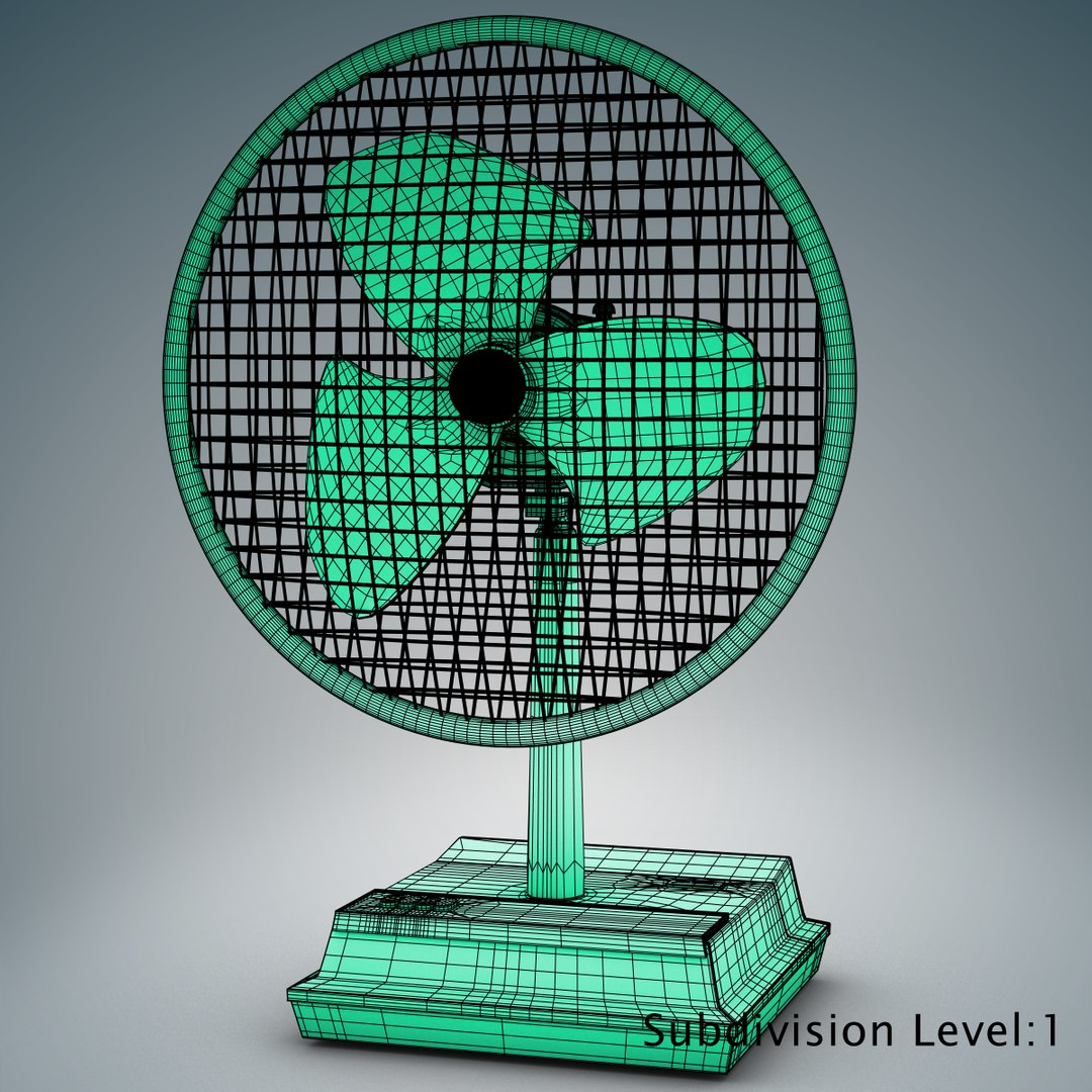 3d Simple Fan Model