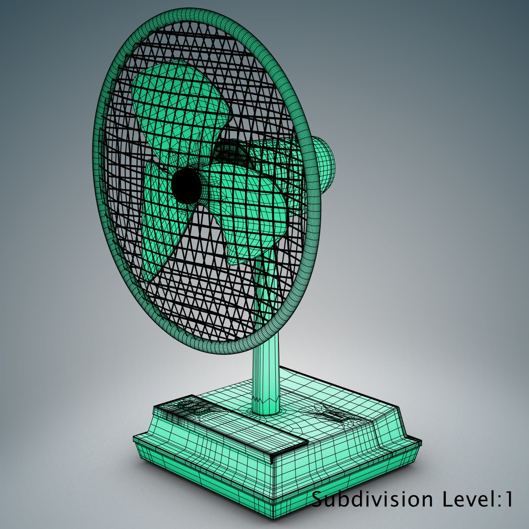 3d Simple Fan Model