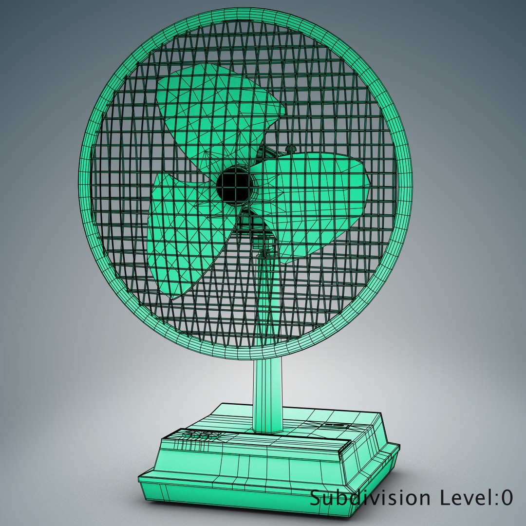 3d Simple Fan Model