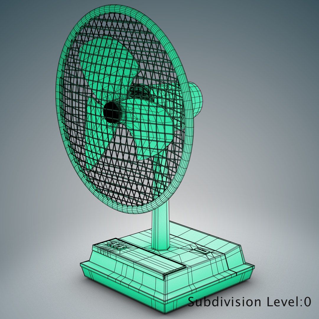 3d Simple Fan Model