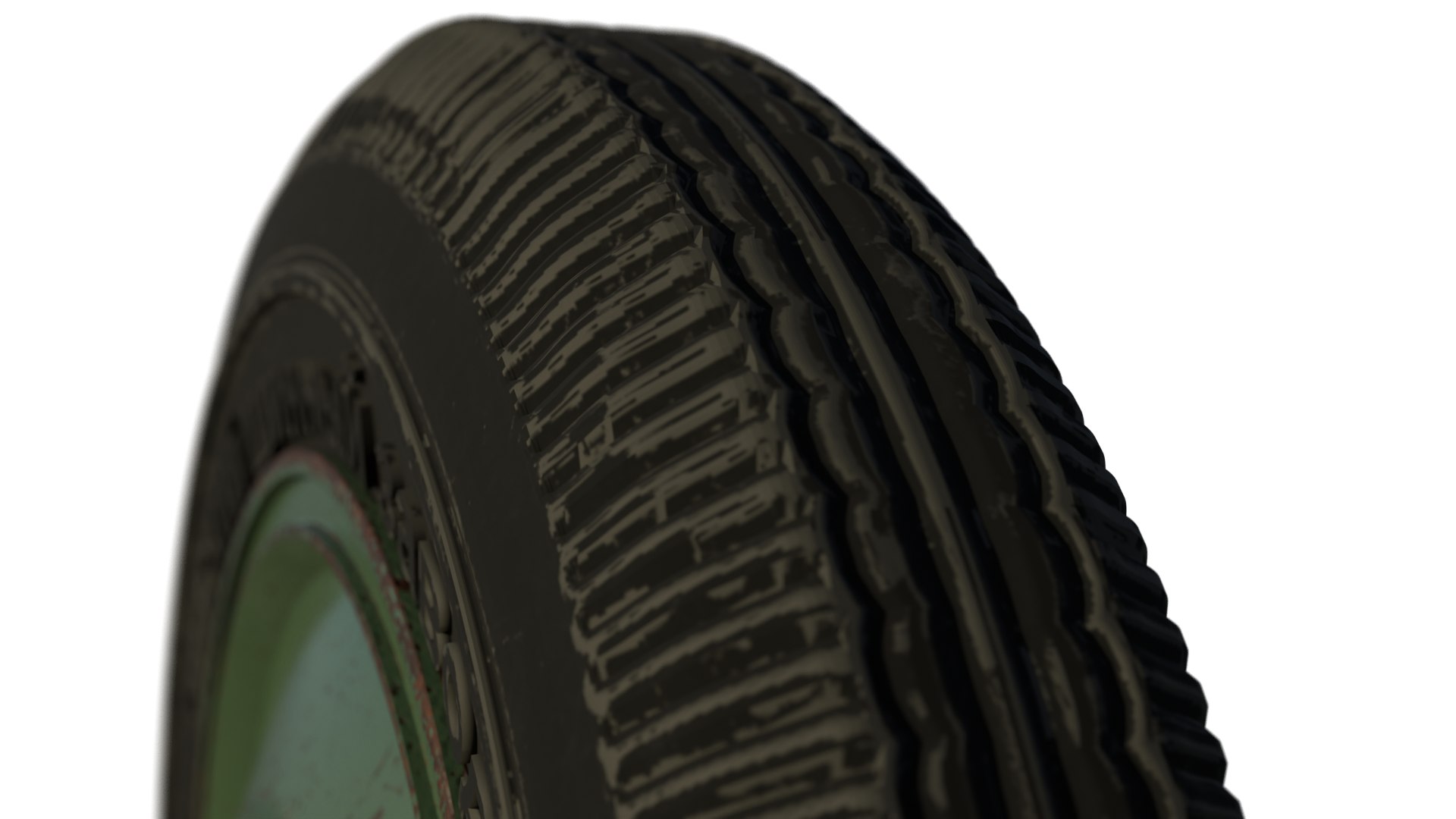 3D Zis-5 Wheel - WW2 Soviet Truck Wheel Model - TurboSquid 2339573