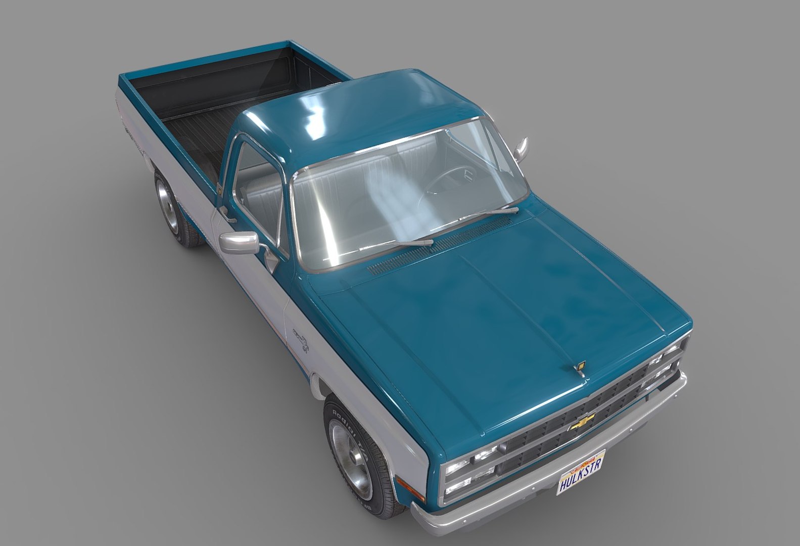 Chevrolet silverado 1987 3D - TurboSquid 1464422