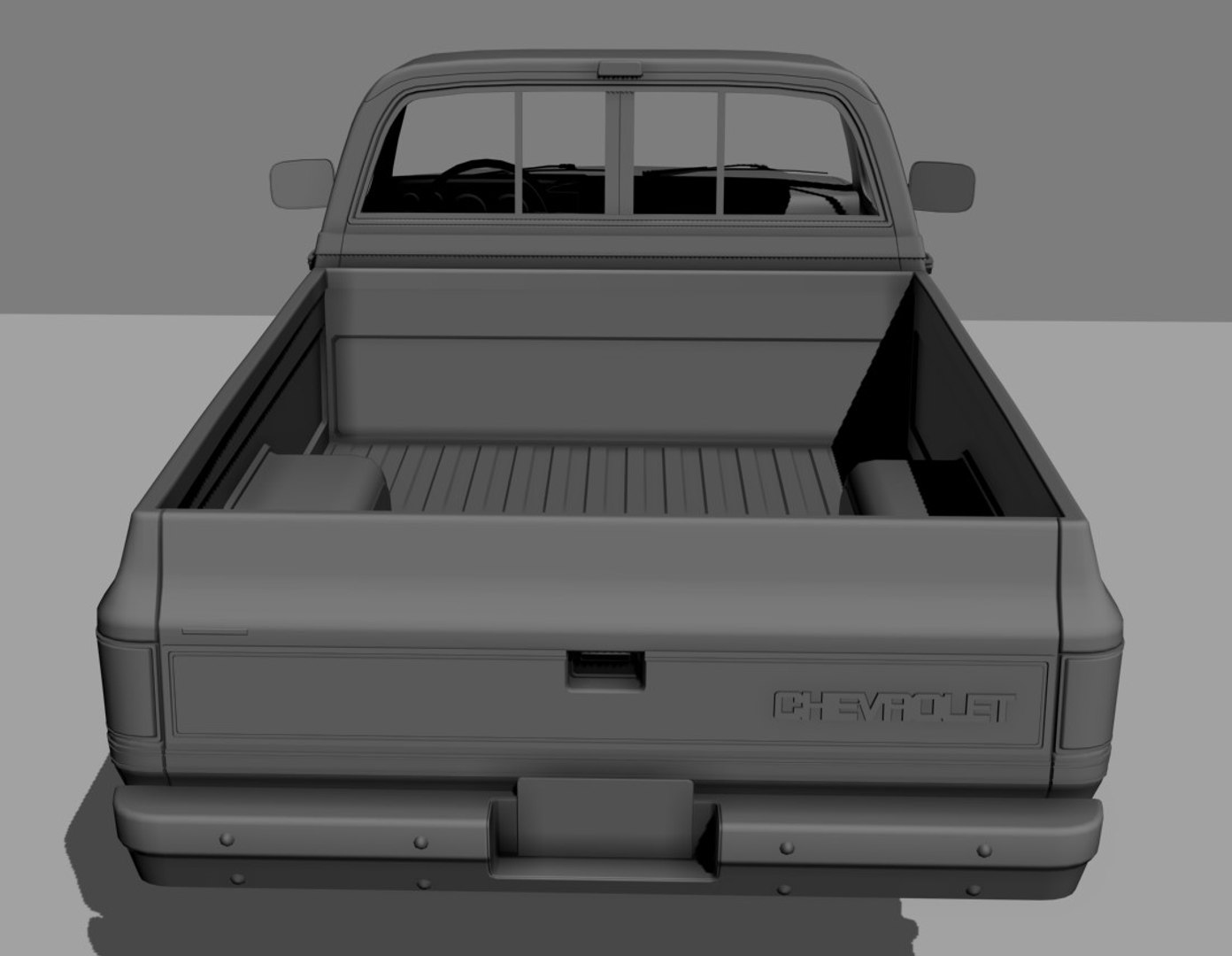 Chevrolet silverado 1987 3D - TurboSquid 1464422