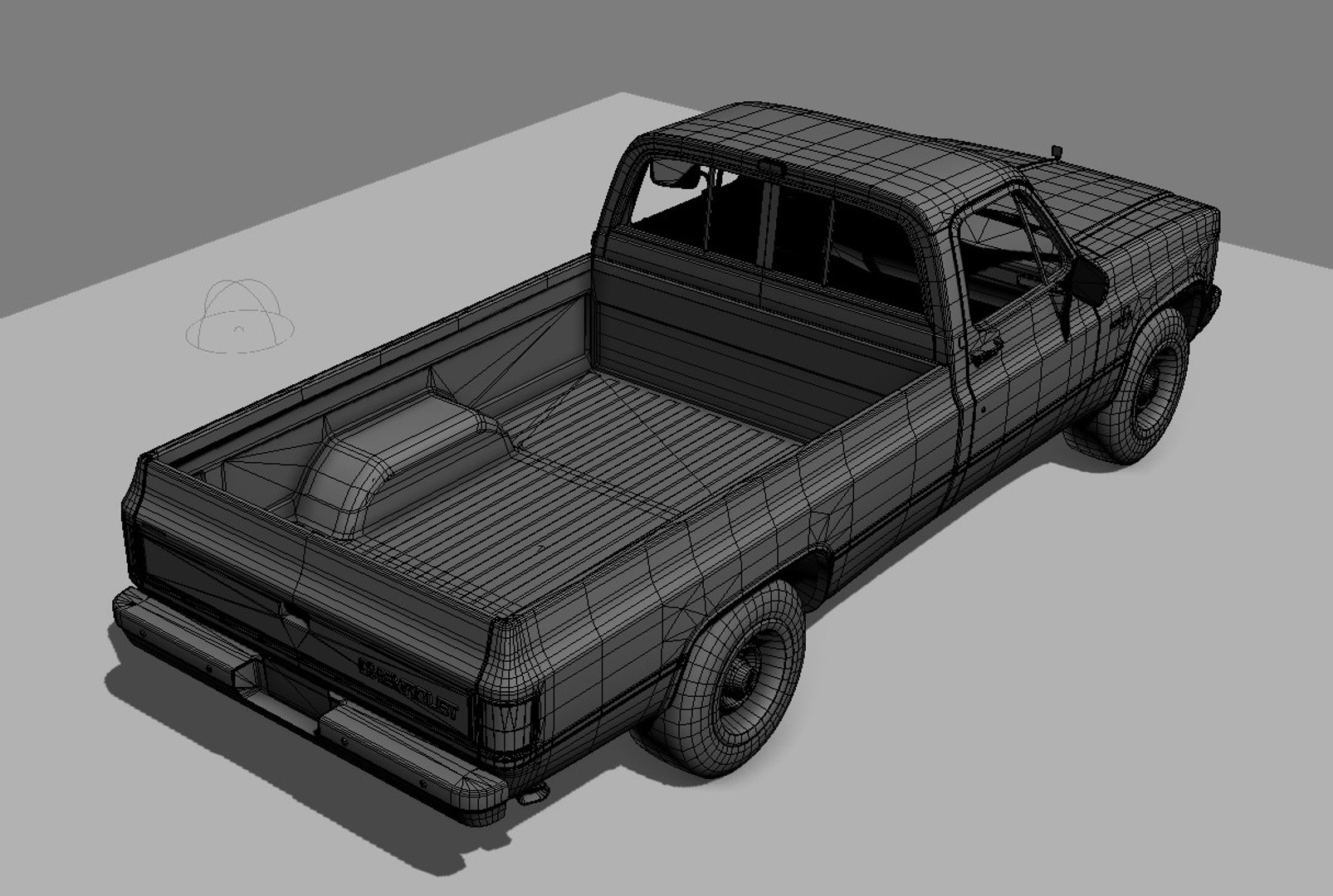 Chevrolet silverado 1987 3D - TurboSquid 1464422