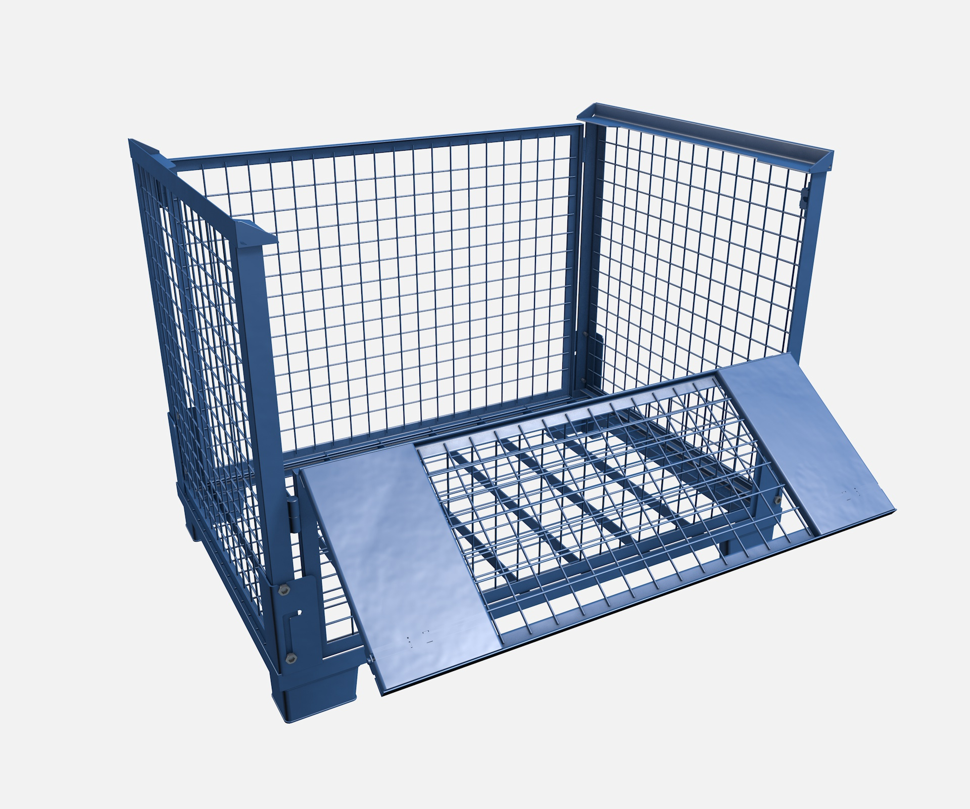 Euro Mesh Pallet Foldable Epal Box Pallet model - TurboSquid 1785700