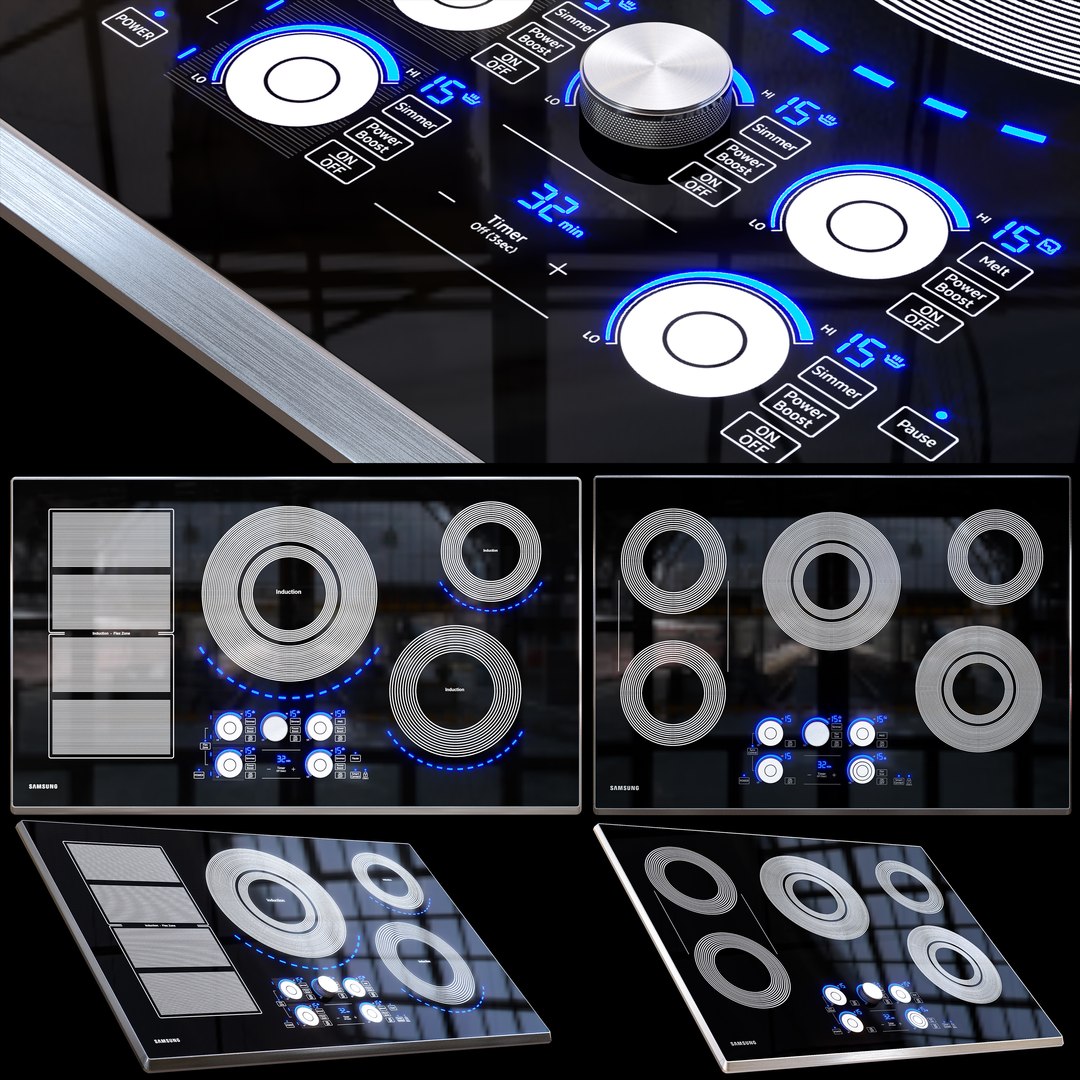 3D Samsung Cooktop And Range - TurboSquid 2216099