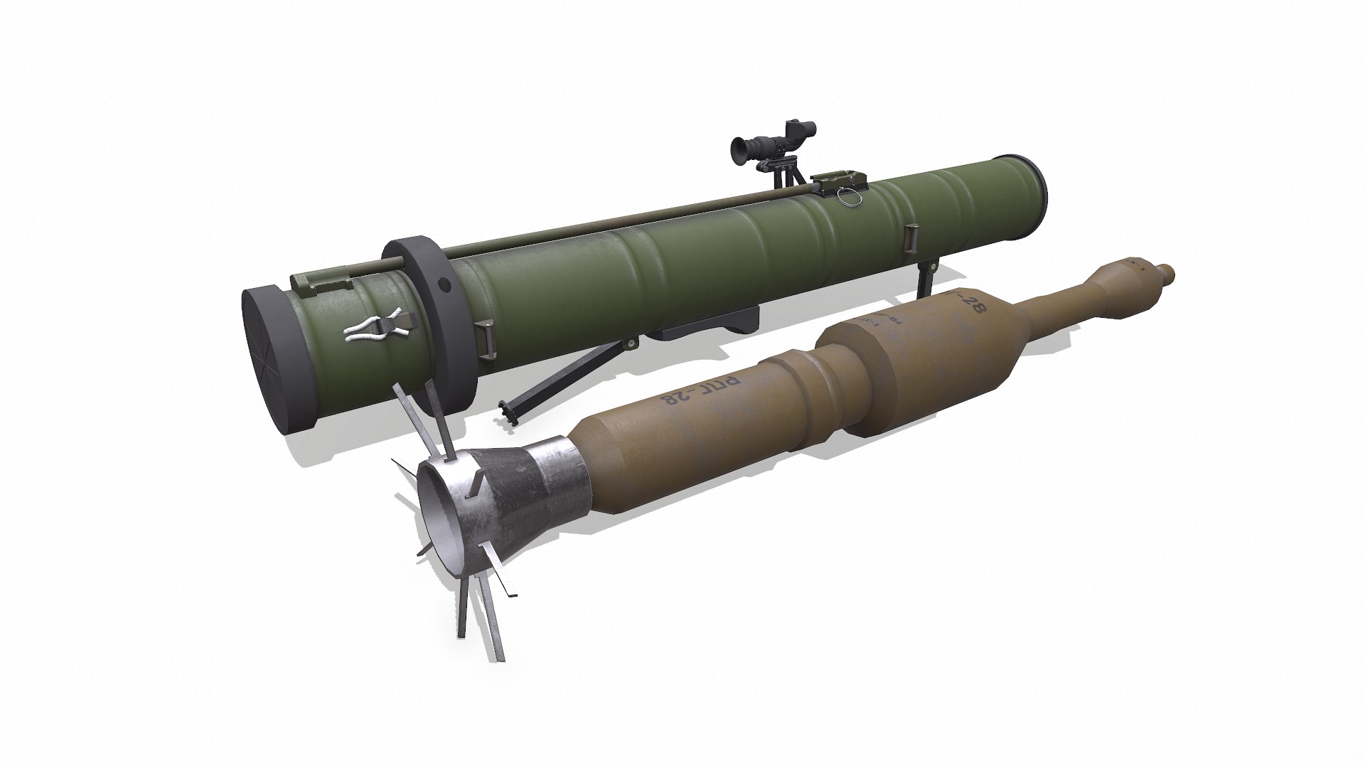 RPG-28 Anti-tank Rocket Launcher Low-poly PBR 3D Model - TurboSquid 2173524