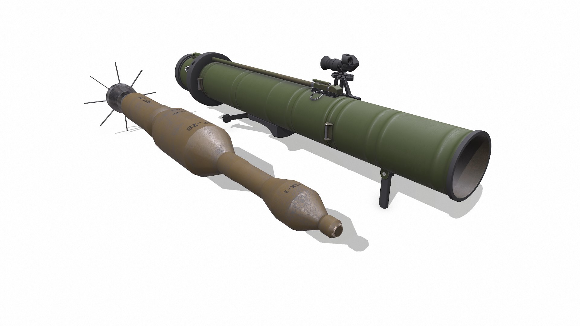 RPG-28 Anti-tank Rocket Launcher Low-poly PBR 3D Model - TurboSquid 2173524