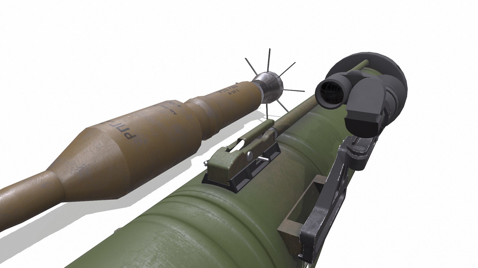 RPG-28 Anti-tank Rocket Launcher Low-poly PBR 3D Model - TurboSquid 2173524