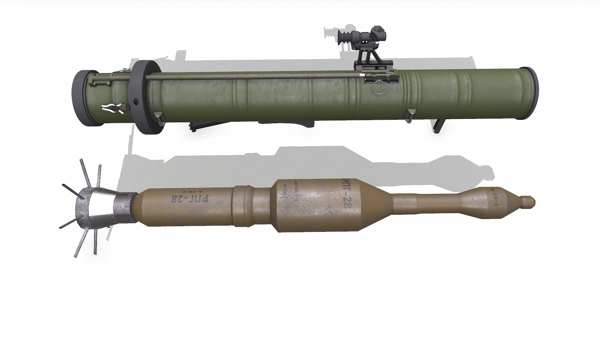 RPG-28 Anti-tank Rocket Launcher Low-poly PBR 3D Model - TurboSquid 2173524