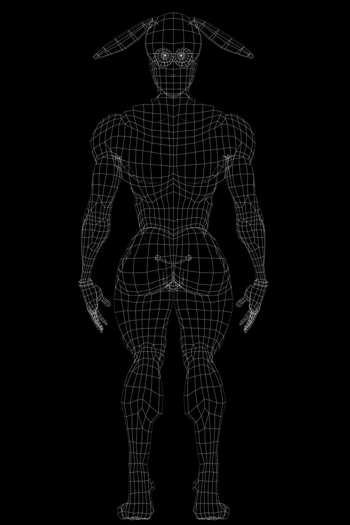 Yellow Rabbit model - TurboSquid 1795167