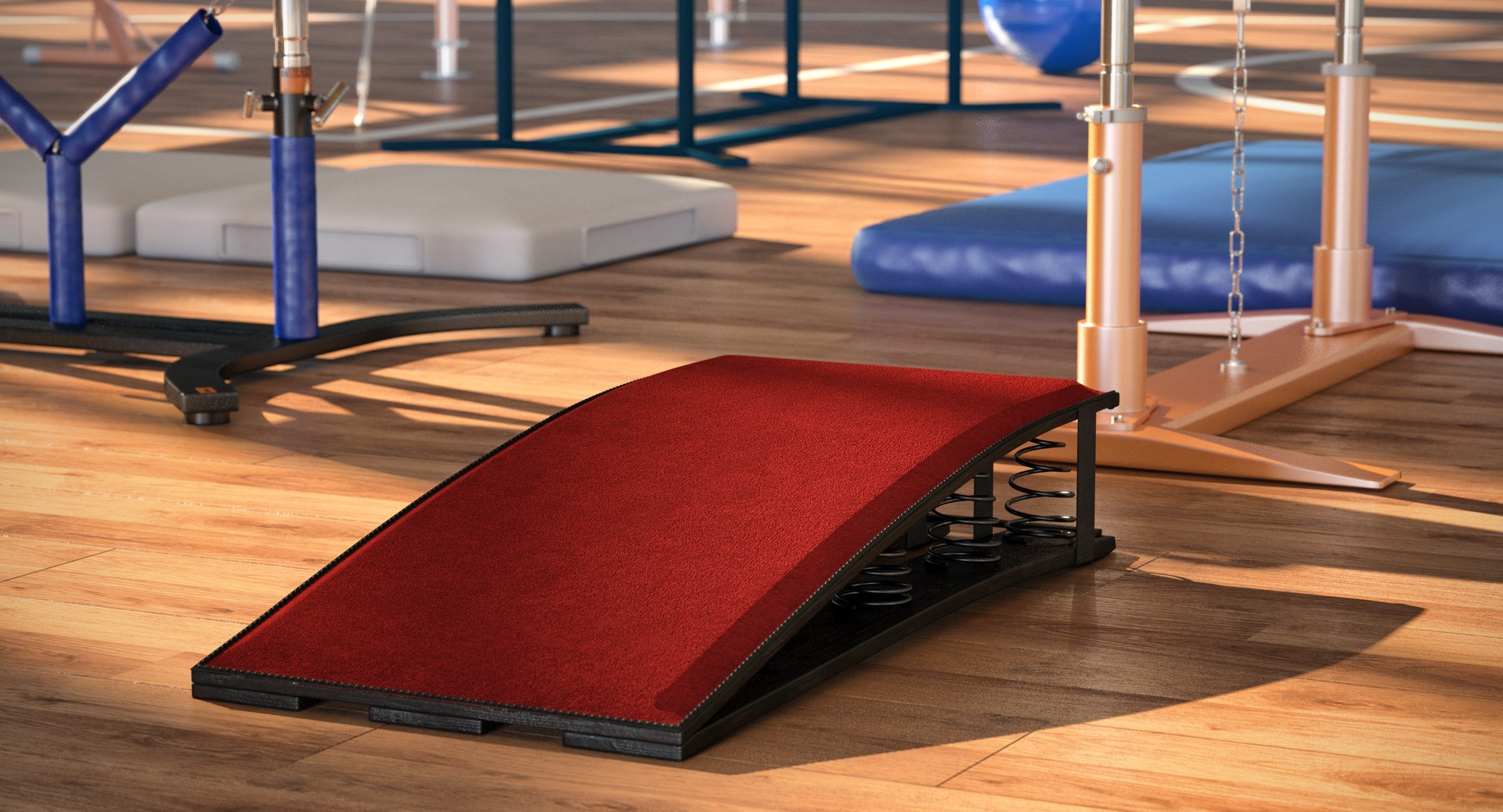 Gymnastic Spring Board 3D Model - TurboSquid 1344714