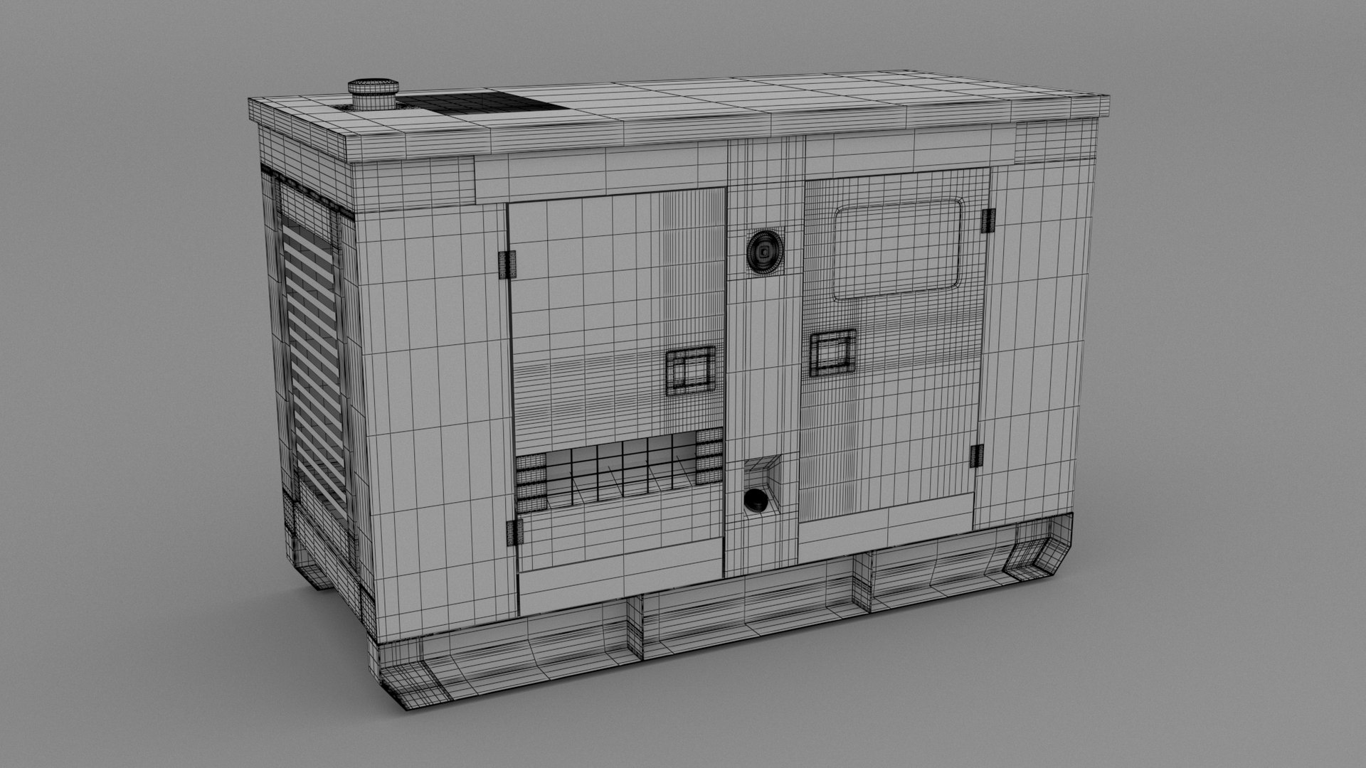 Diesel Generator 3D - TurboSquid 2124558