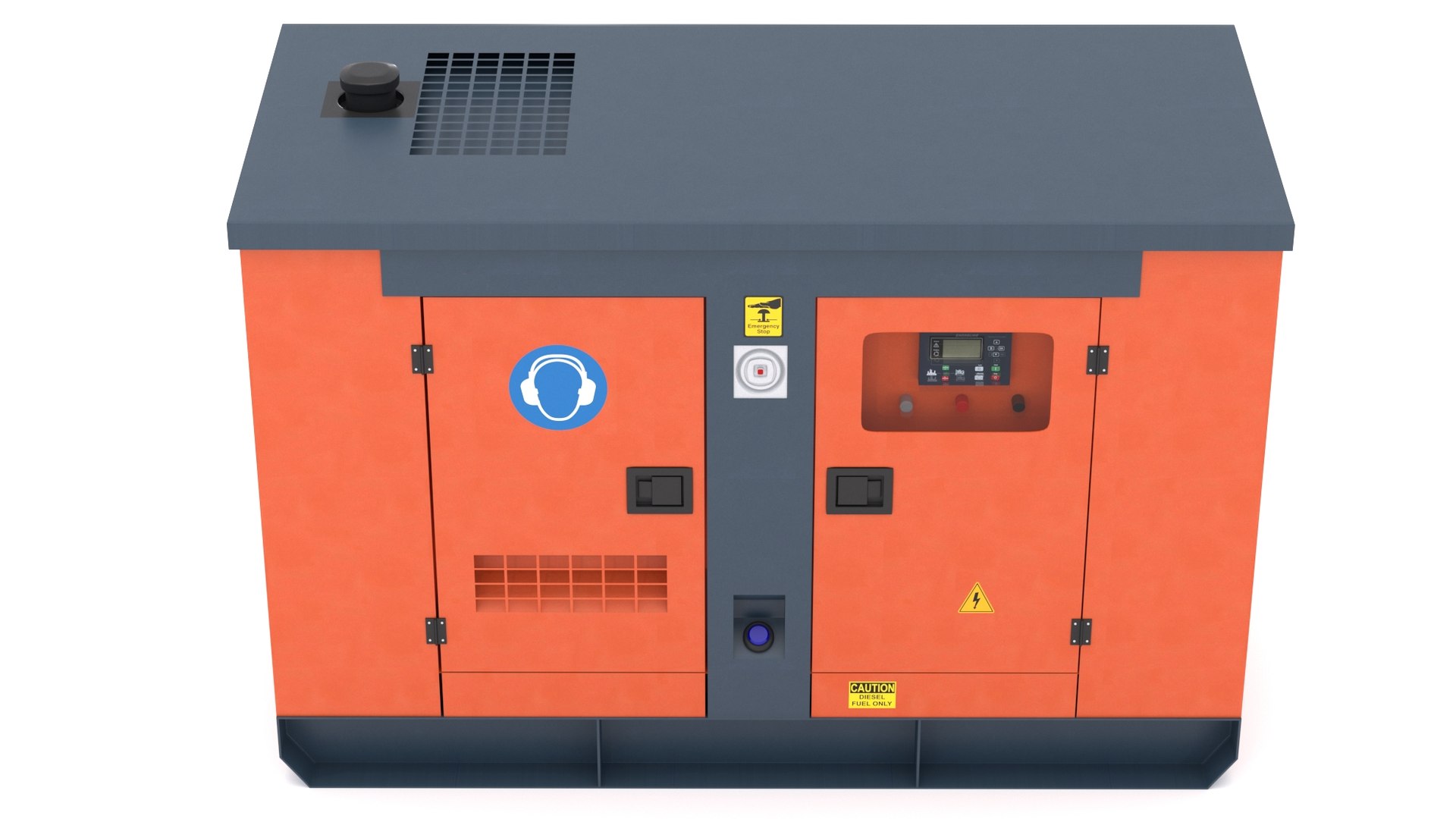 Diesel Generator 3D - TurboSquid 2124558