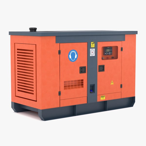 modelo 3d Generador de diesel - TurboSquid 2124558