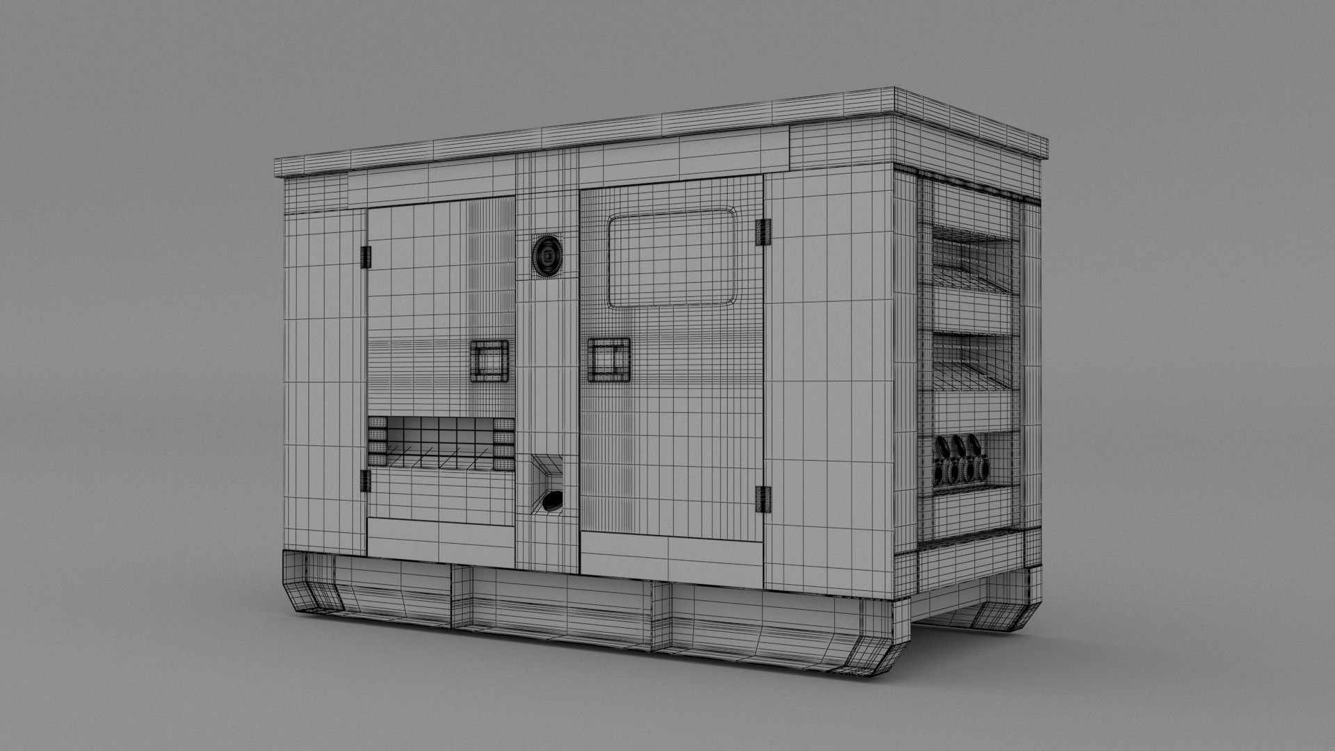 Diesel Generator 3D - TurboSquid 2124558