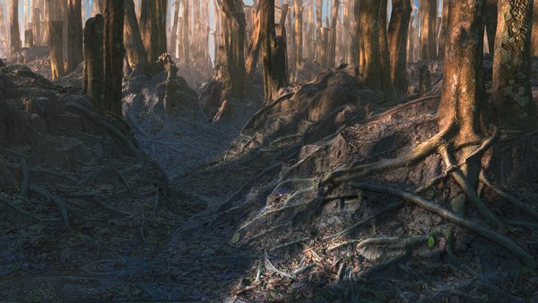 rain forest 3d max