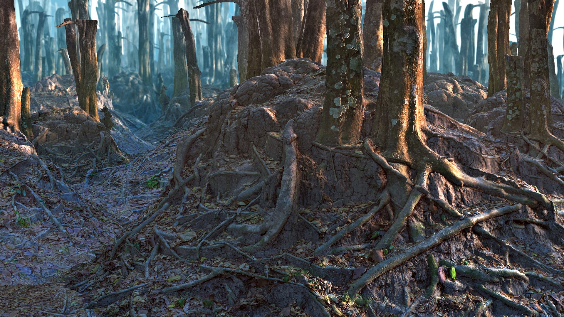 Rain Forest 3d Max
