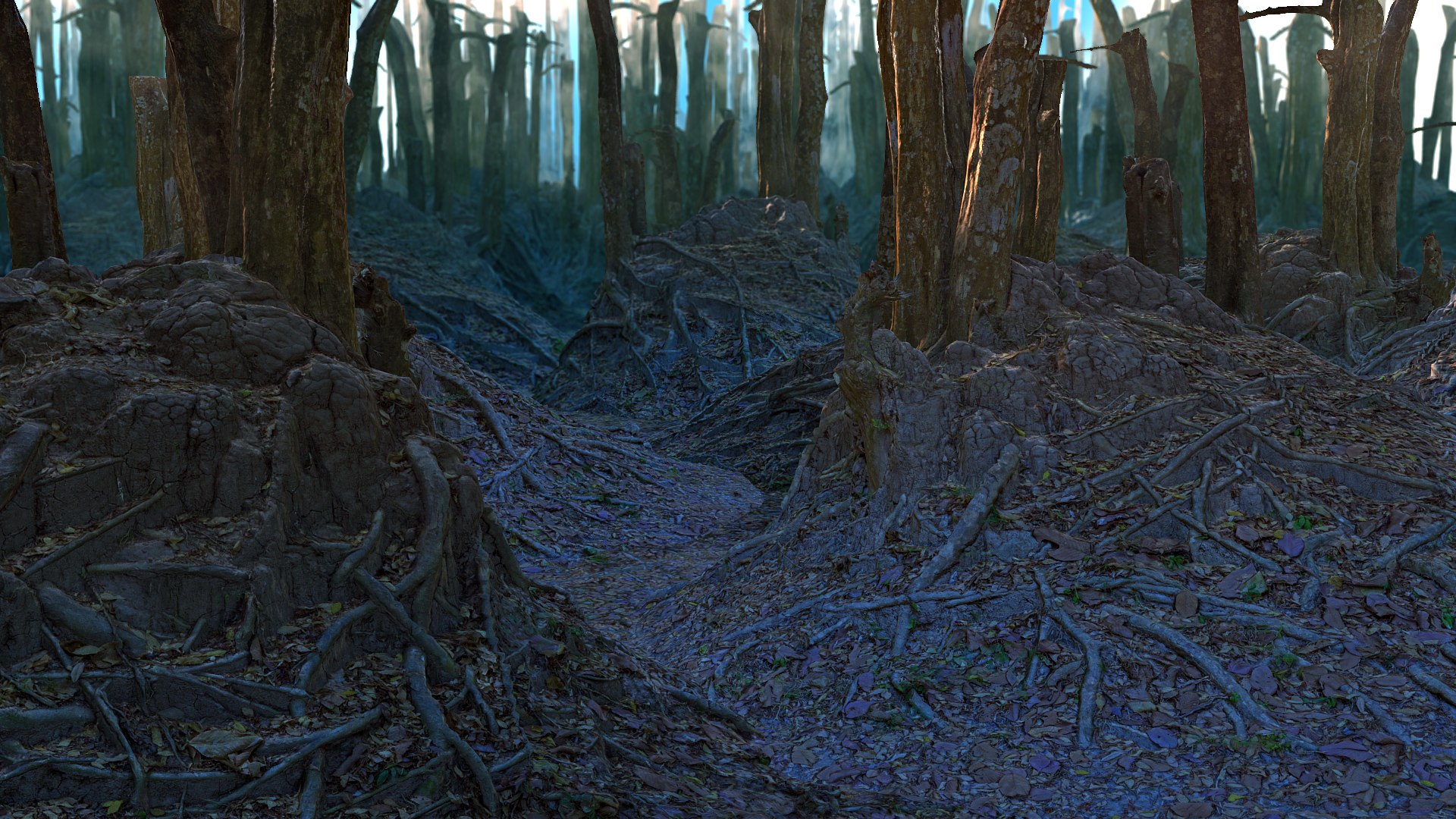 Rain Forest 3d Max