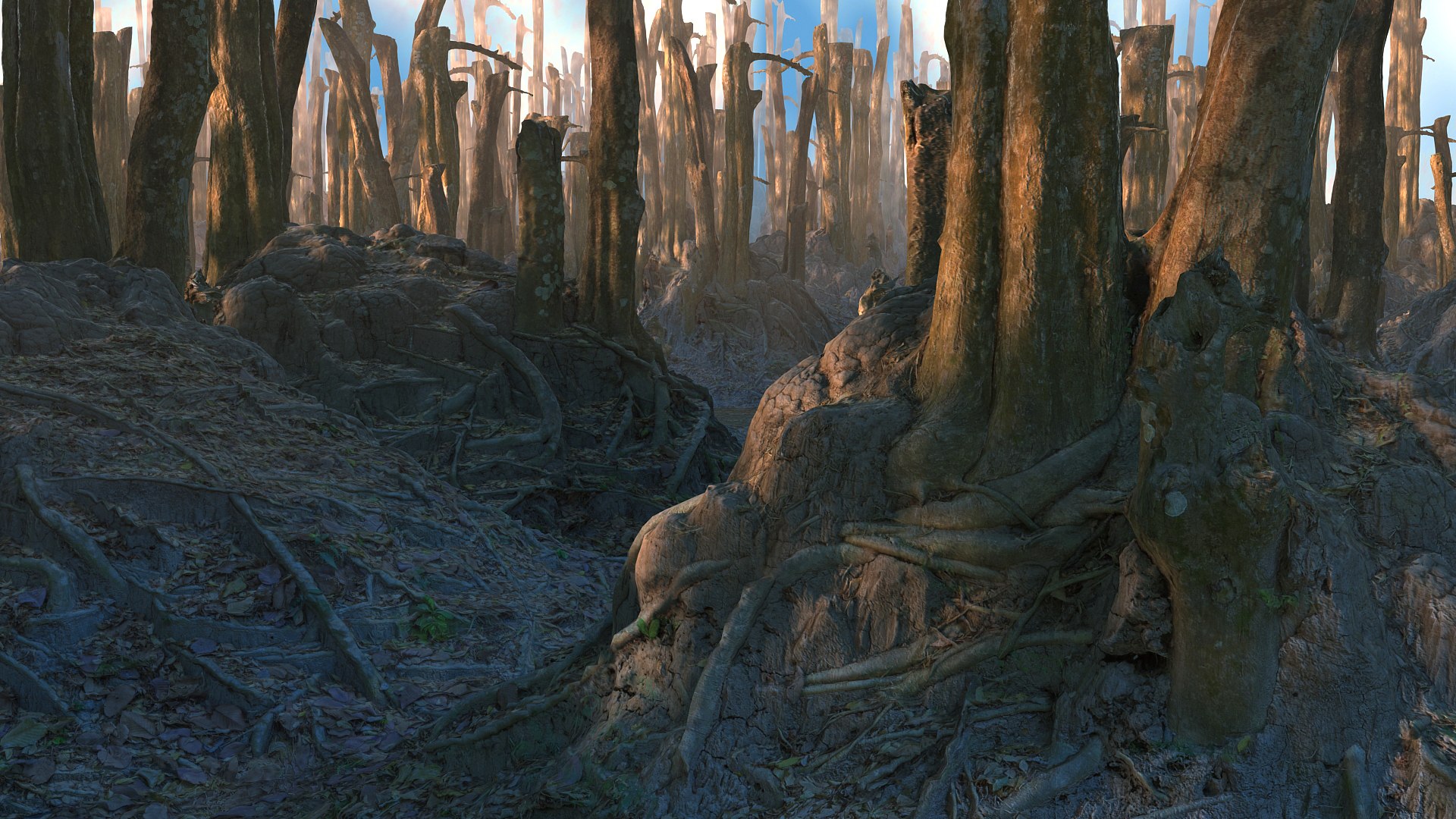 Rain Forest 3d Max