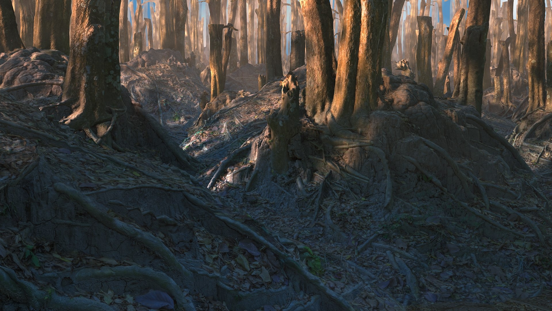 Rain Forest 3d Max