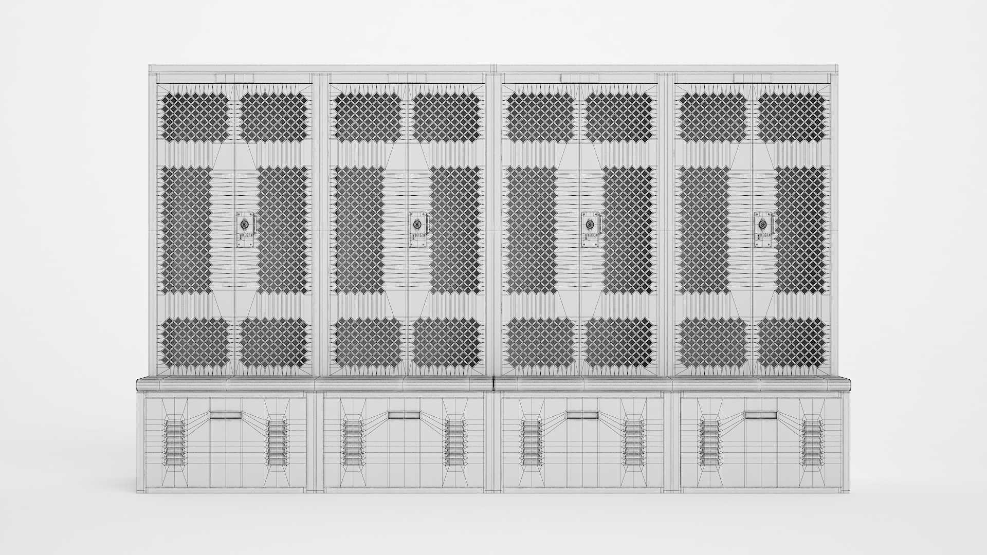 3D Locker Storage - TurboSquid 1462649