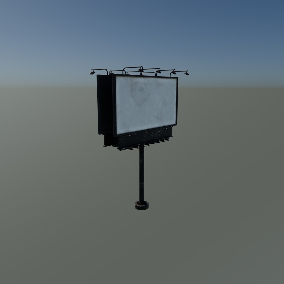 Billboard 3D Model 3D Model - TurboSquid 2368599