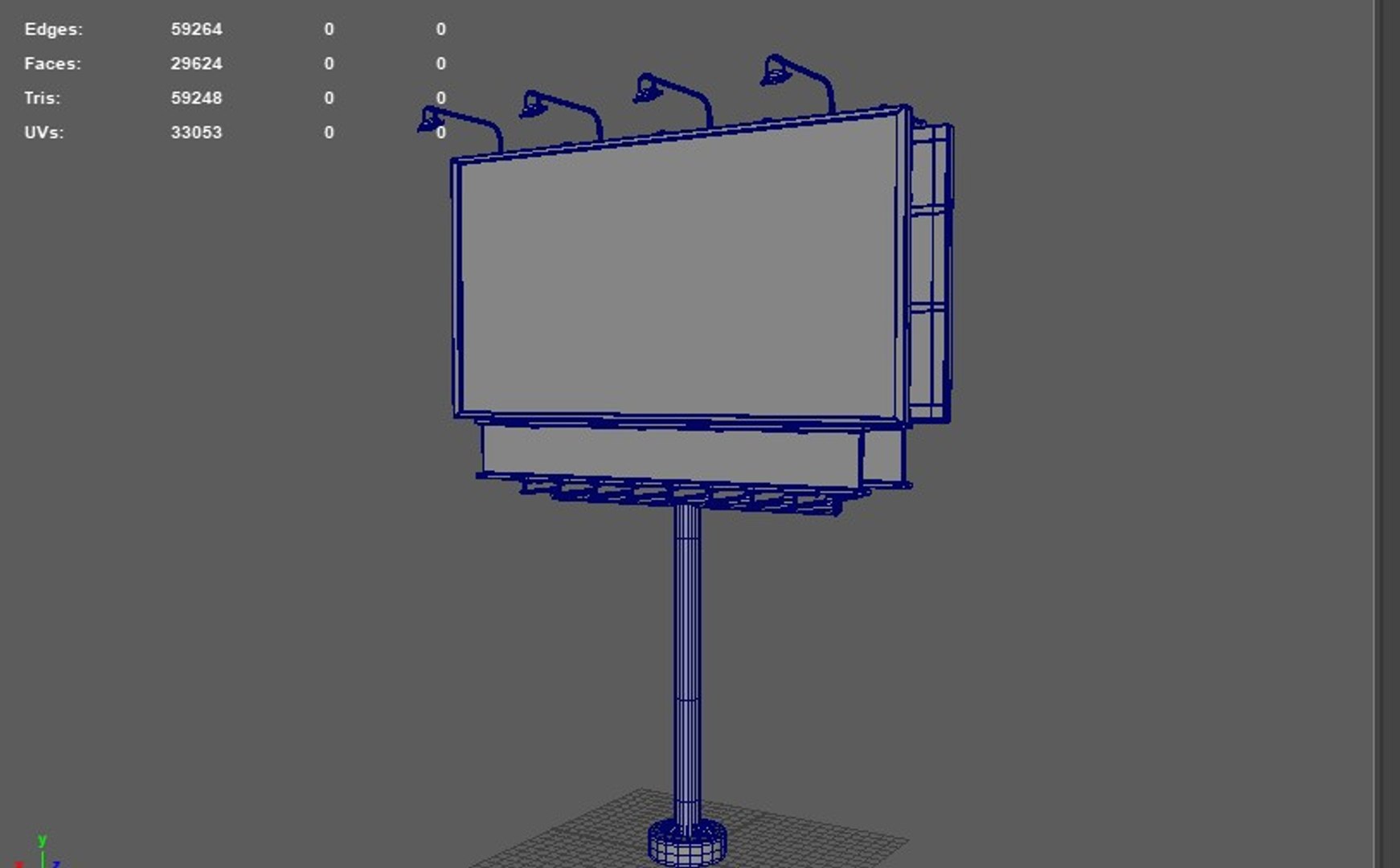 Billboard 3D Model 3D Model - TurboSquid 2368599