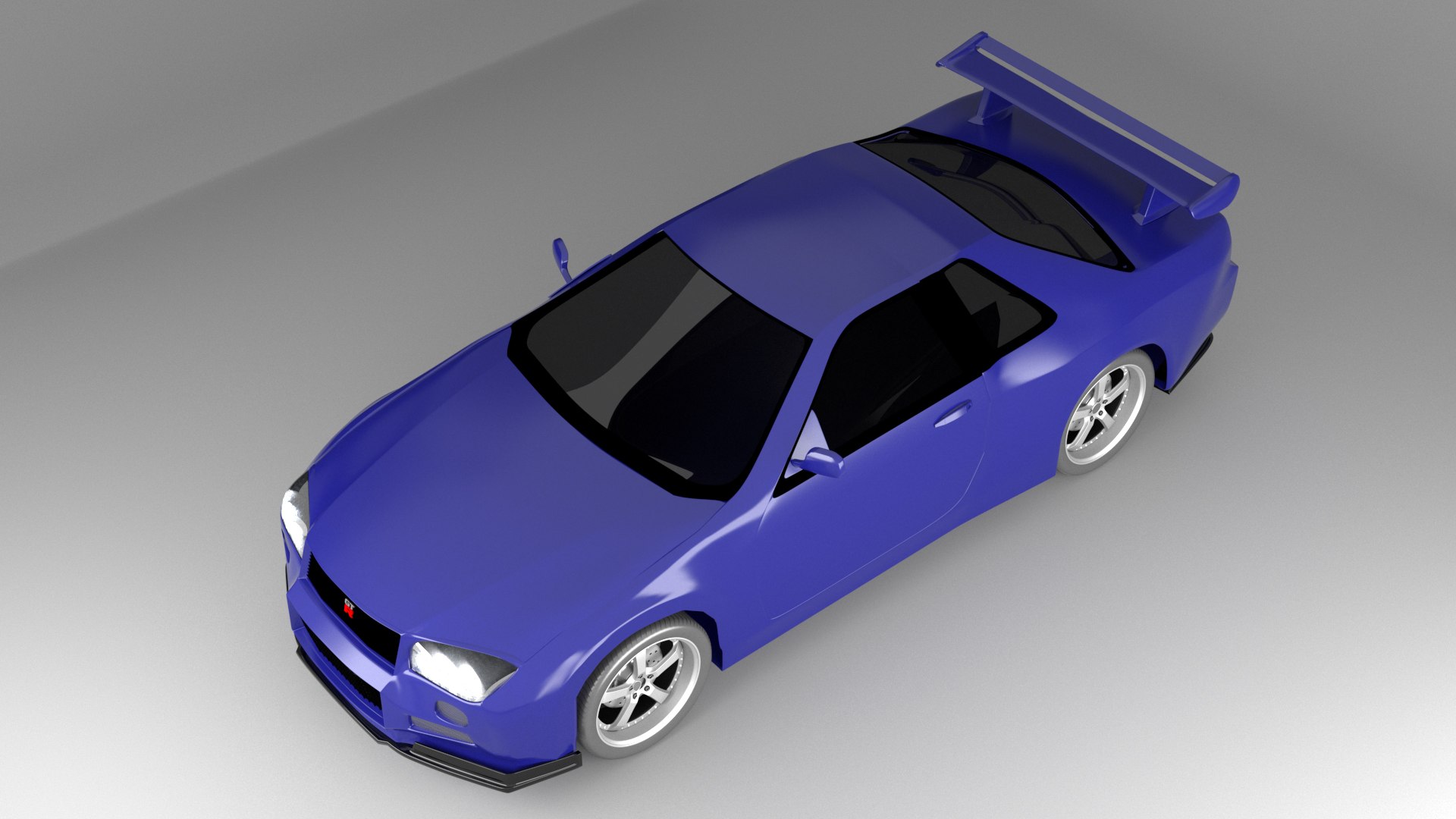 Nissan GT-R R34 Model - TurboSquid 1842386