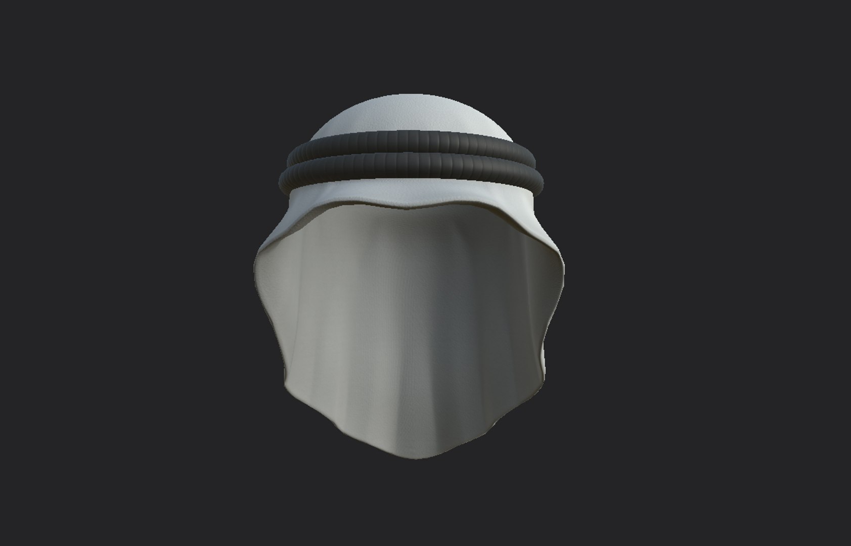 Arab headdress 3D model - TurboSquid 1436530
