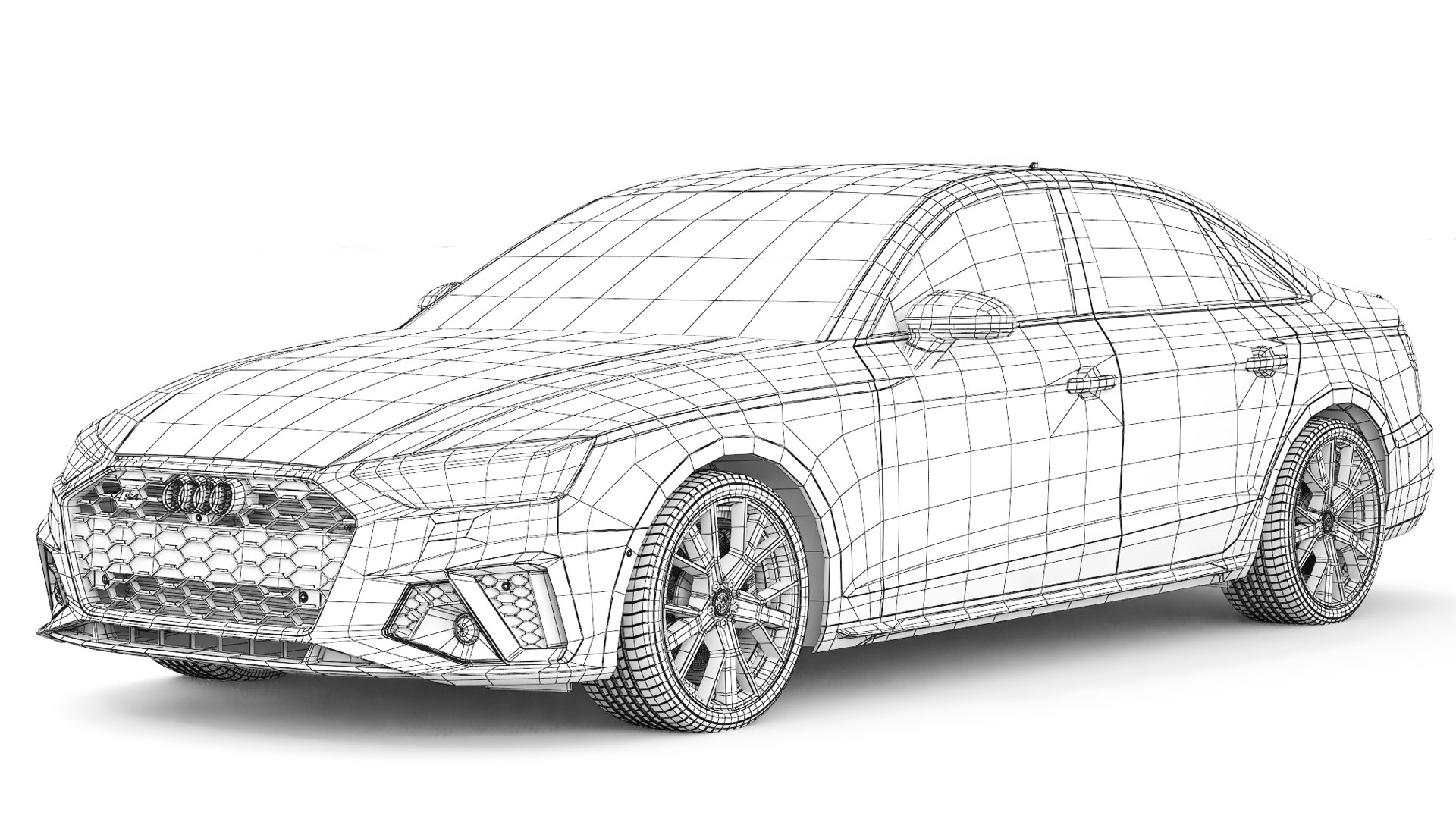 Audi S4 2020 Model - TurboSquid 2072274