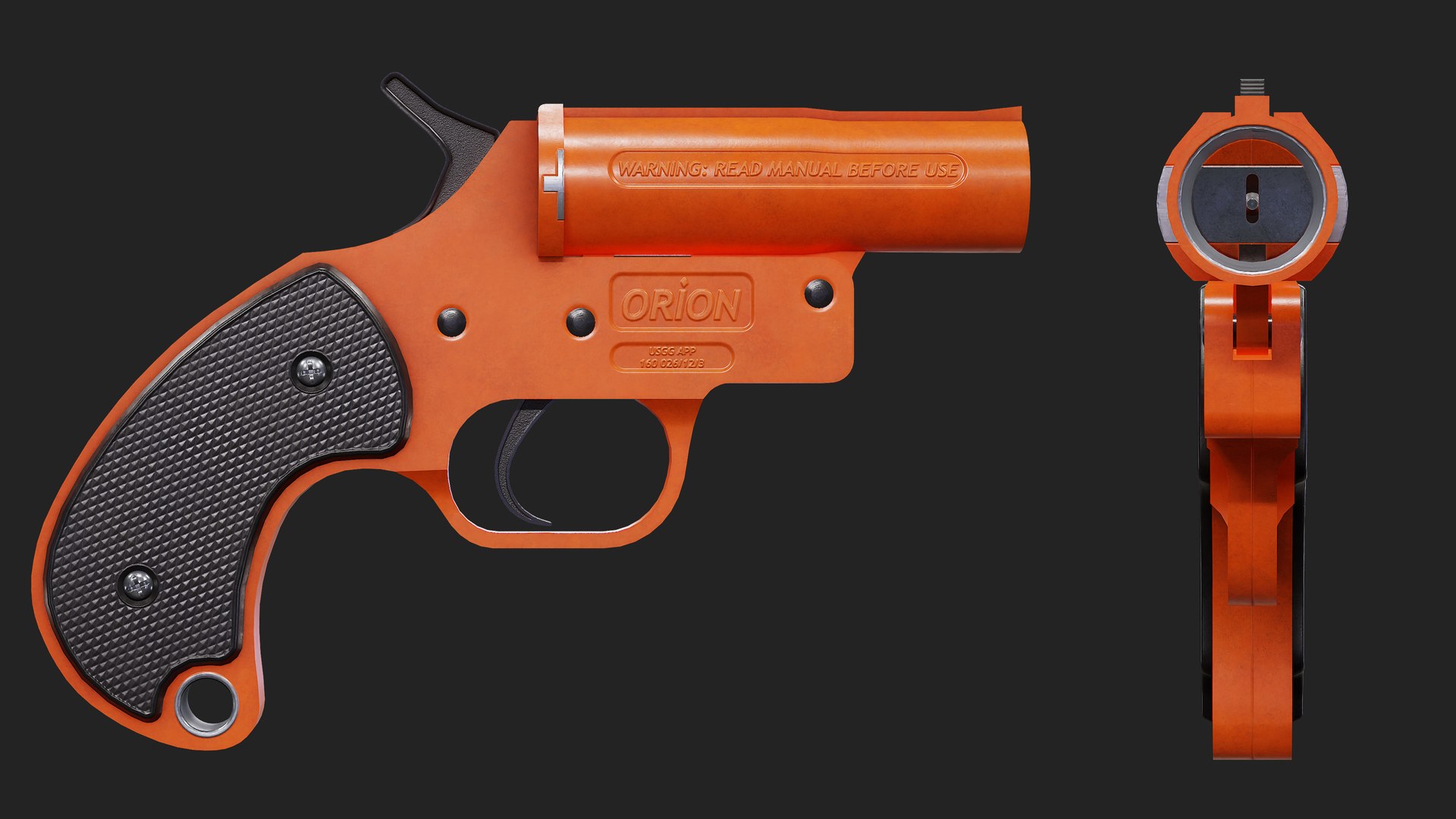 3D Model Flare Gun - TurboSquid 2057131