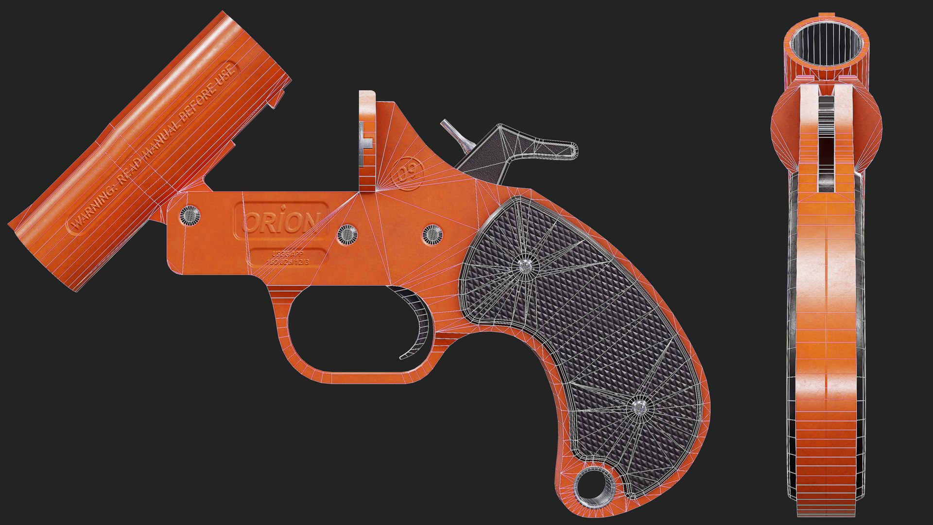 3D Model Flare Gun - TurboSquid 2057131