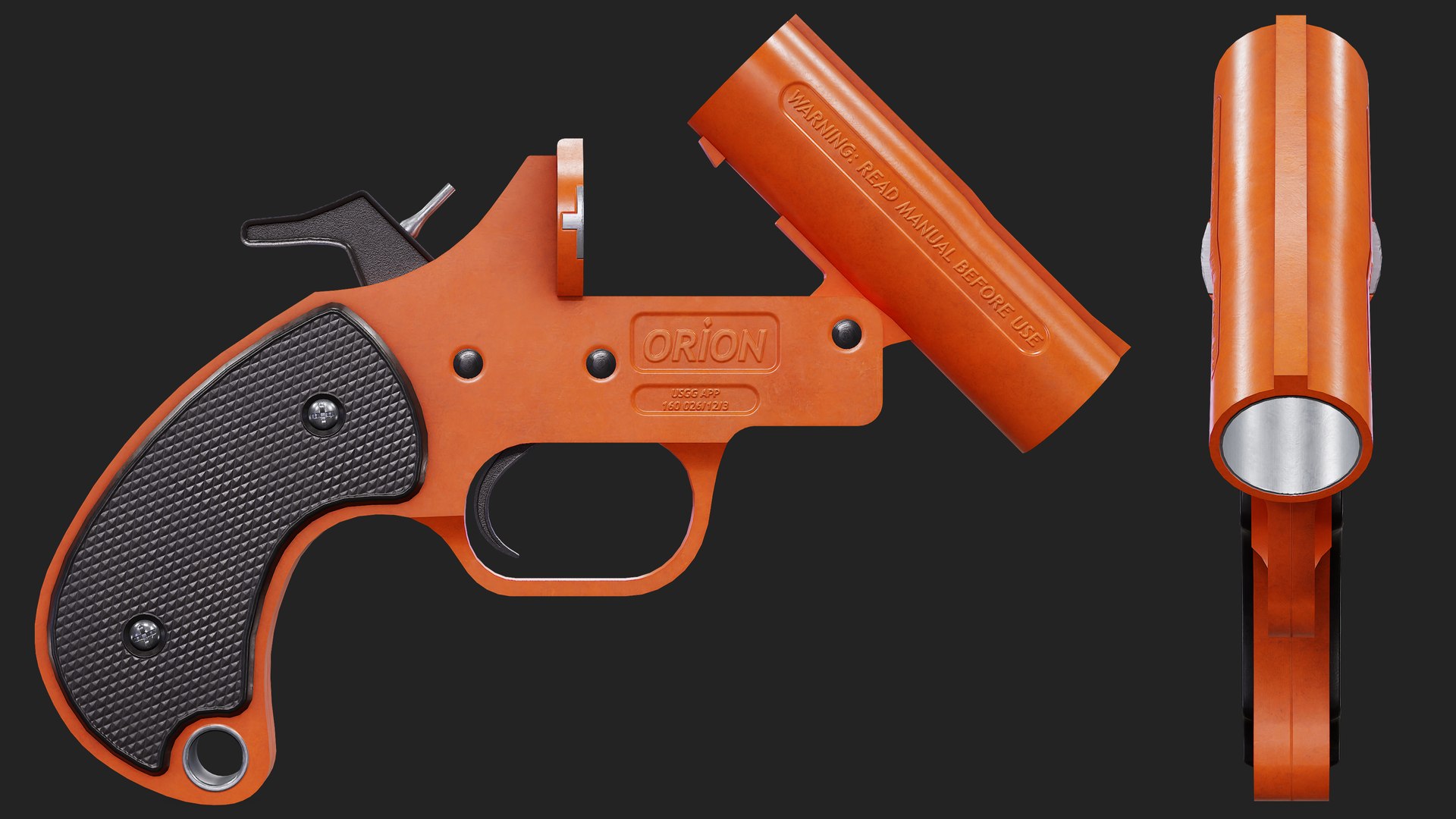 3D Model Flare Gun - TurboSquid 2057131