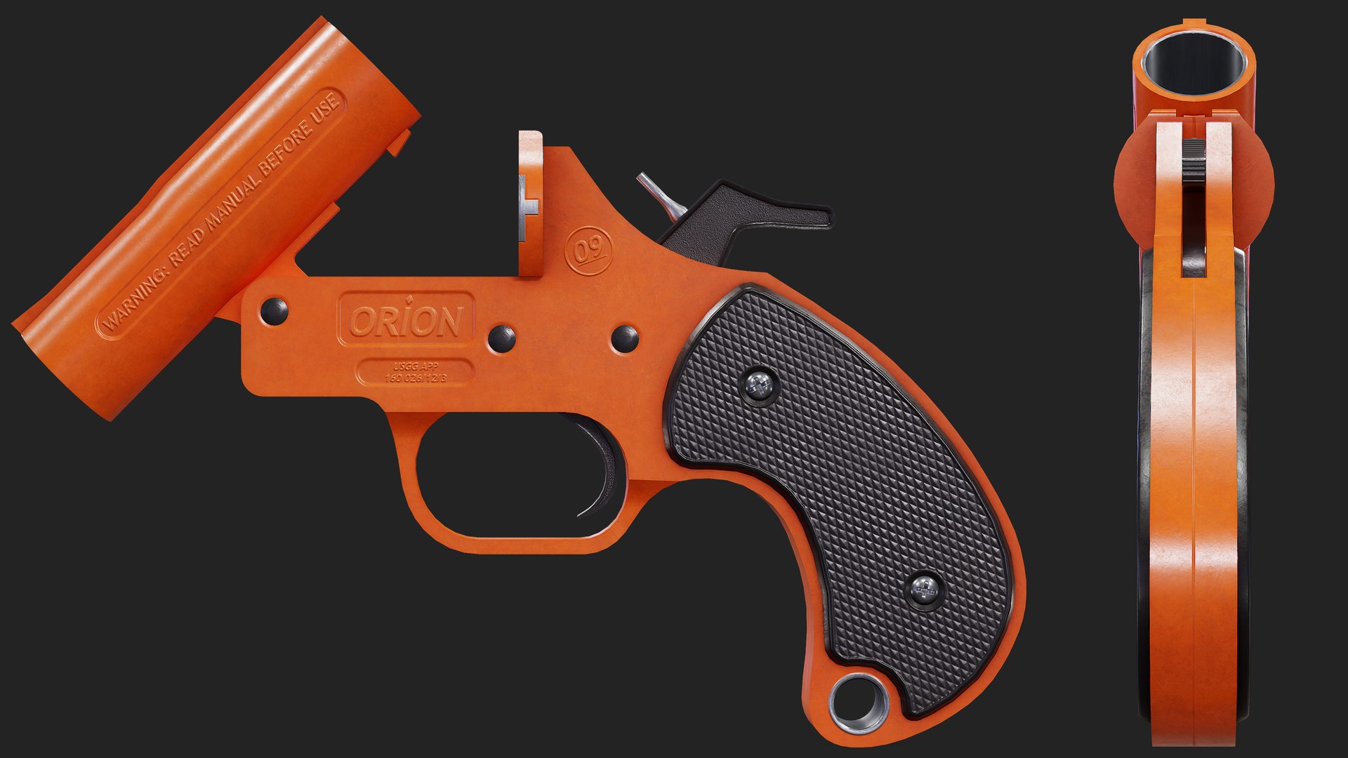 3D Model Flare Gun - TurboSquid 2057131